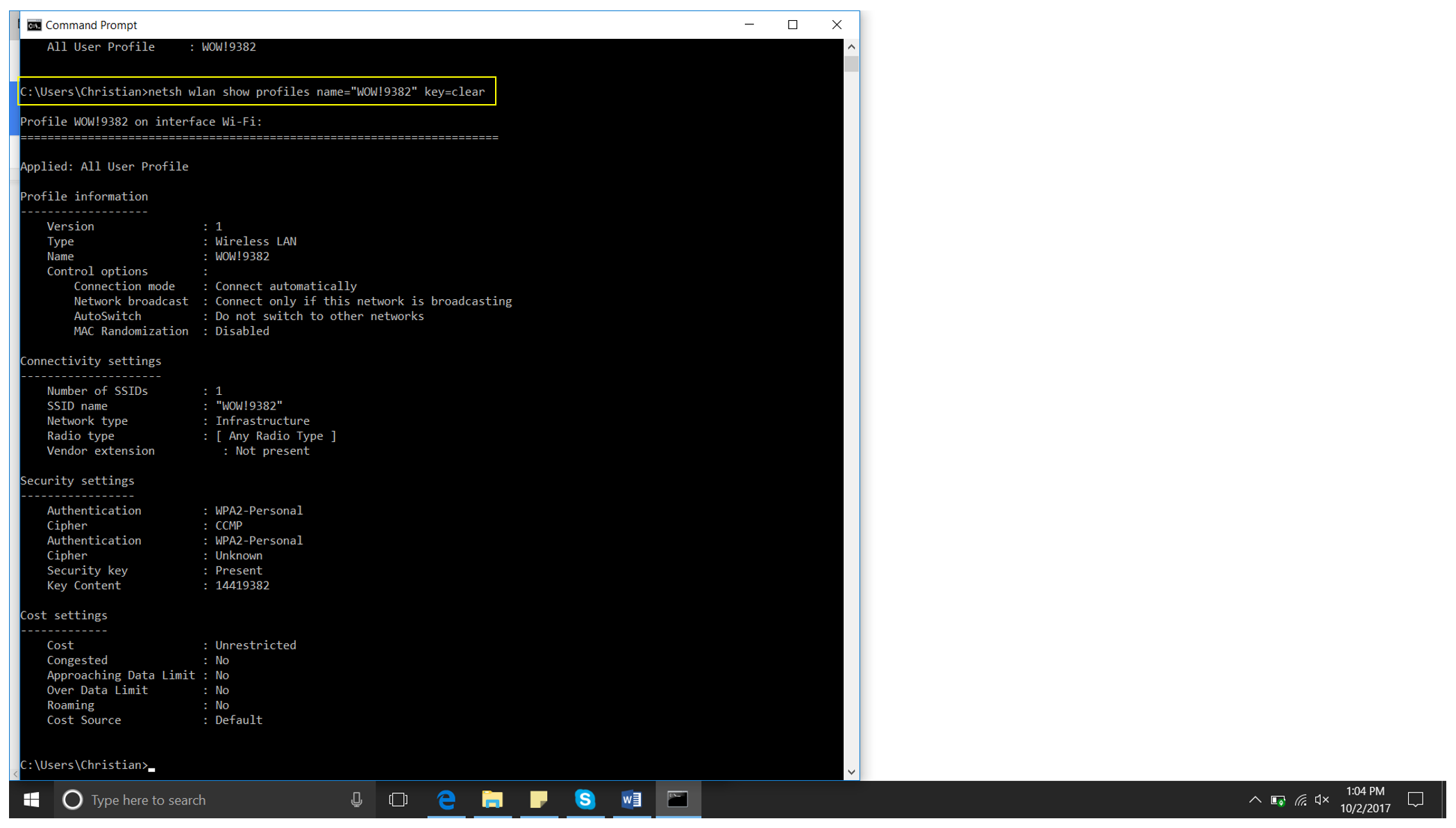 How to Recover Lost/Forgotten WiFi Passwords in Windows : 3 Steps ...