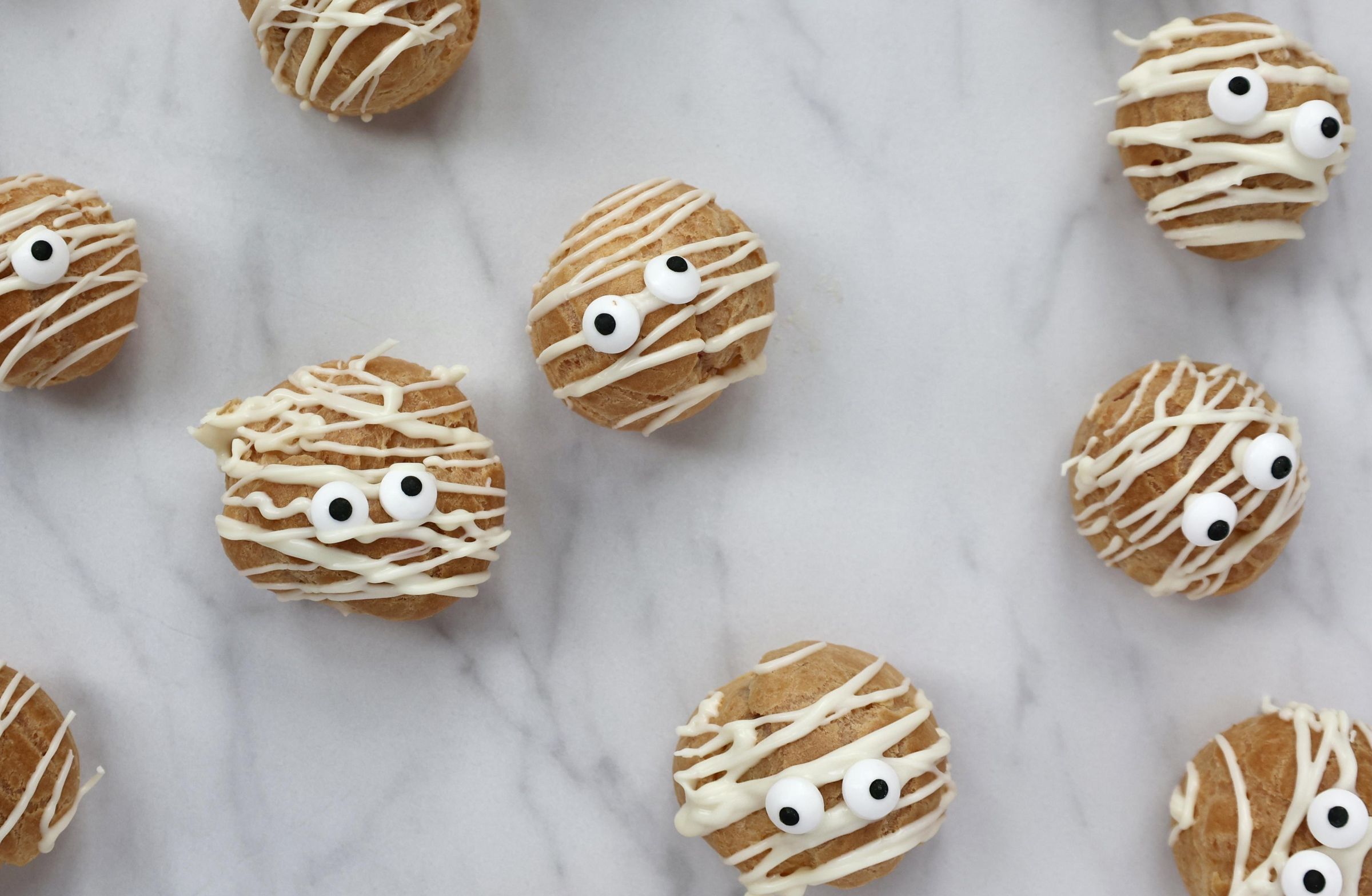 Mummy “Scream” Puffs : 5 Steps (with Pictures) - Instructables