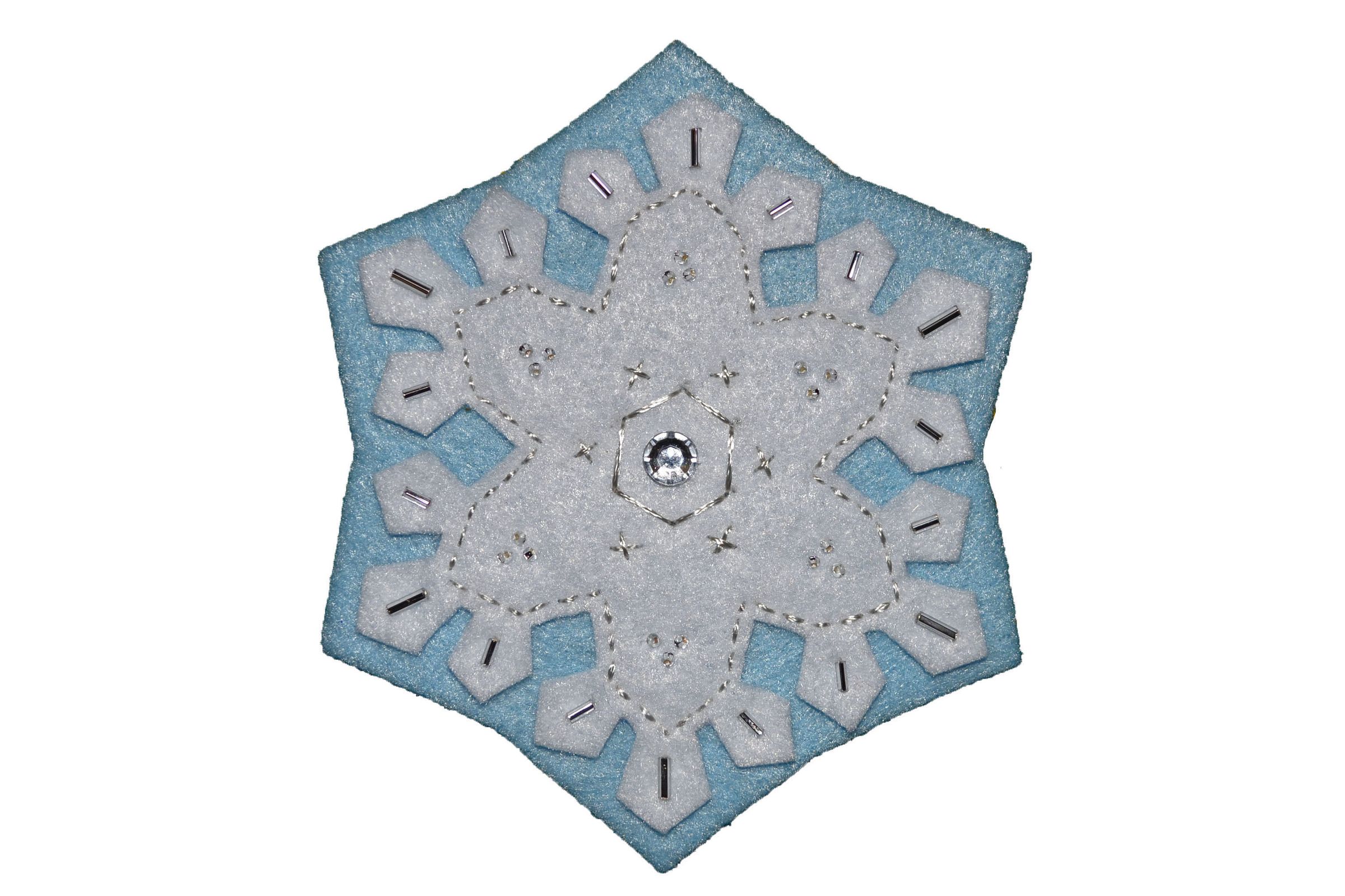 Felt Snowflake Pattern