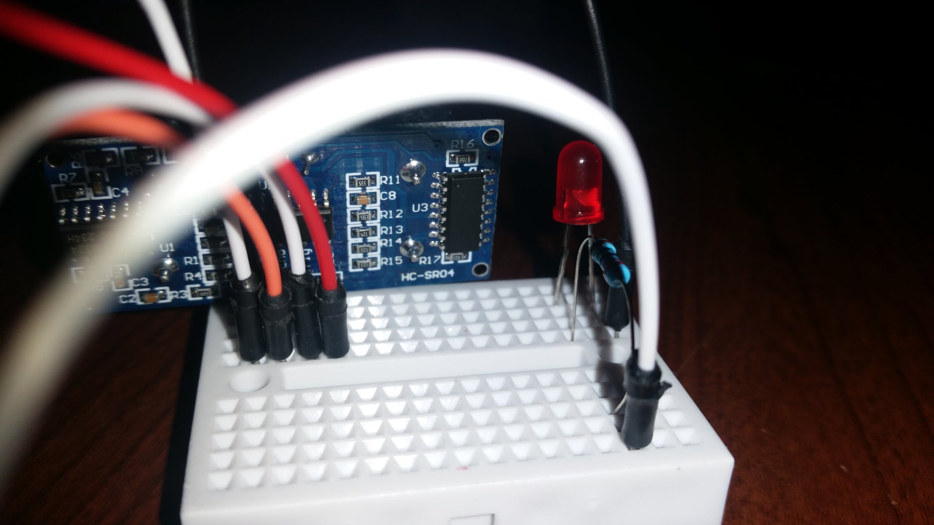 Arduino Hc Sr04 Led 5 Steps With Pictures Instructables