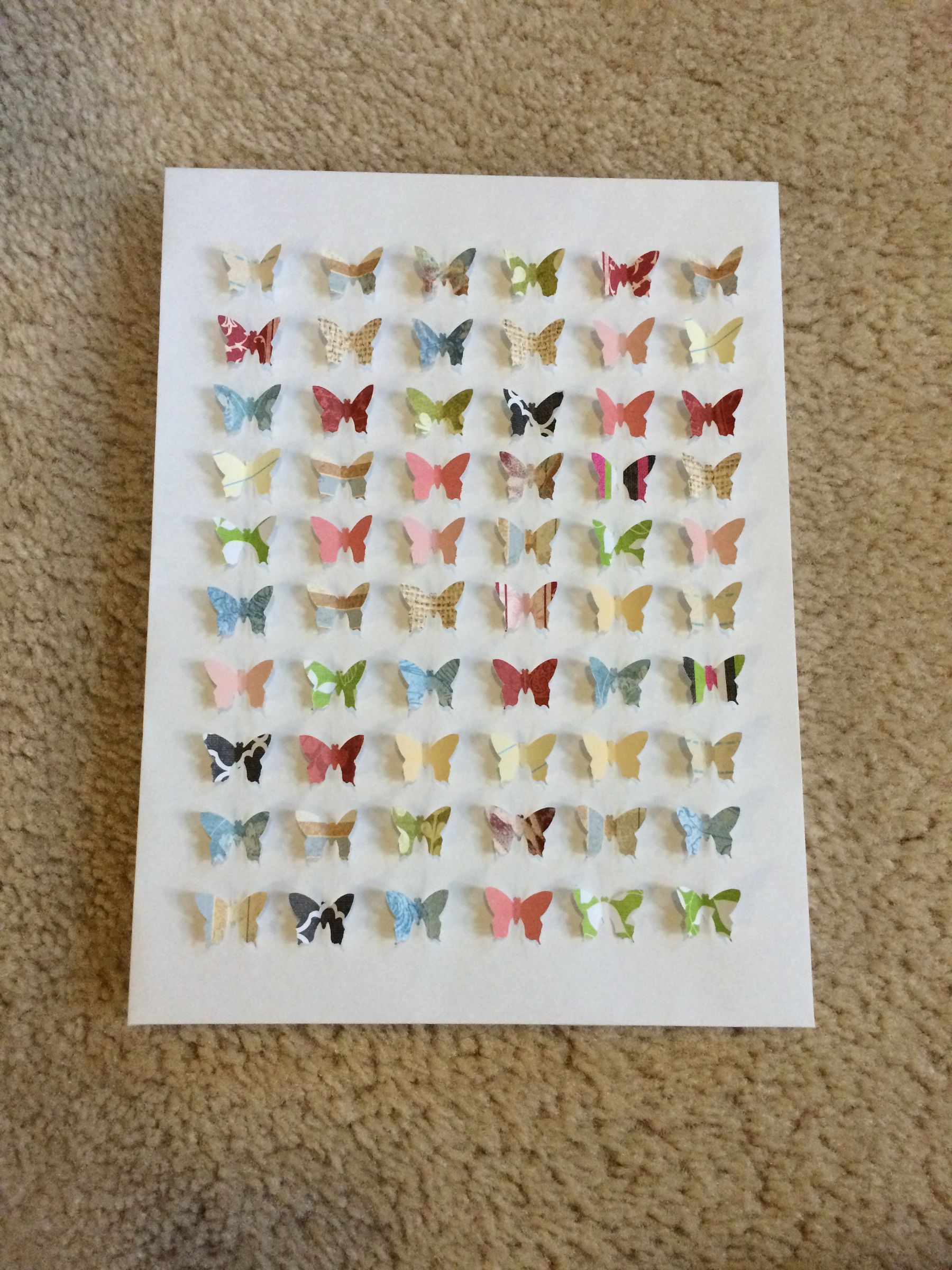 Paper Butterfly Wall Decor : 6 Steps (with Pictures) - Instructables