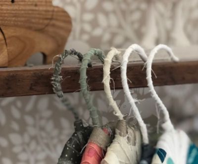 DIY Fabric Wrapped Hangers - the Scrappy Way! : 5 Steps (with Pictures ...