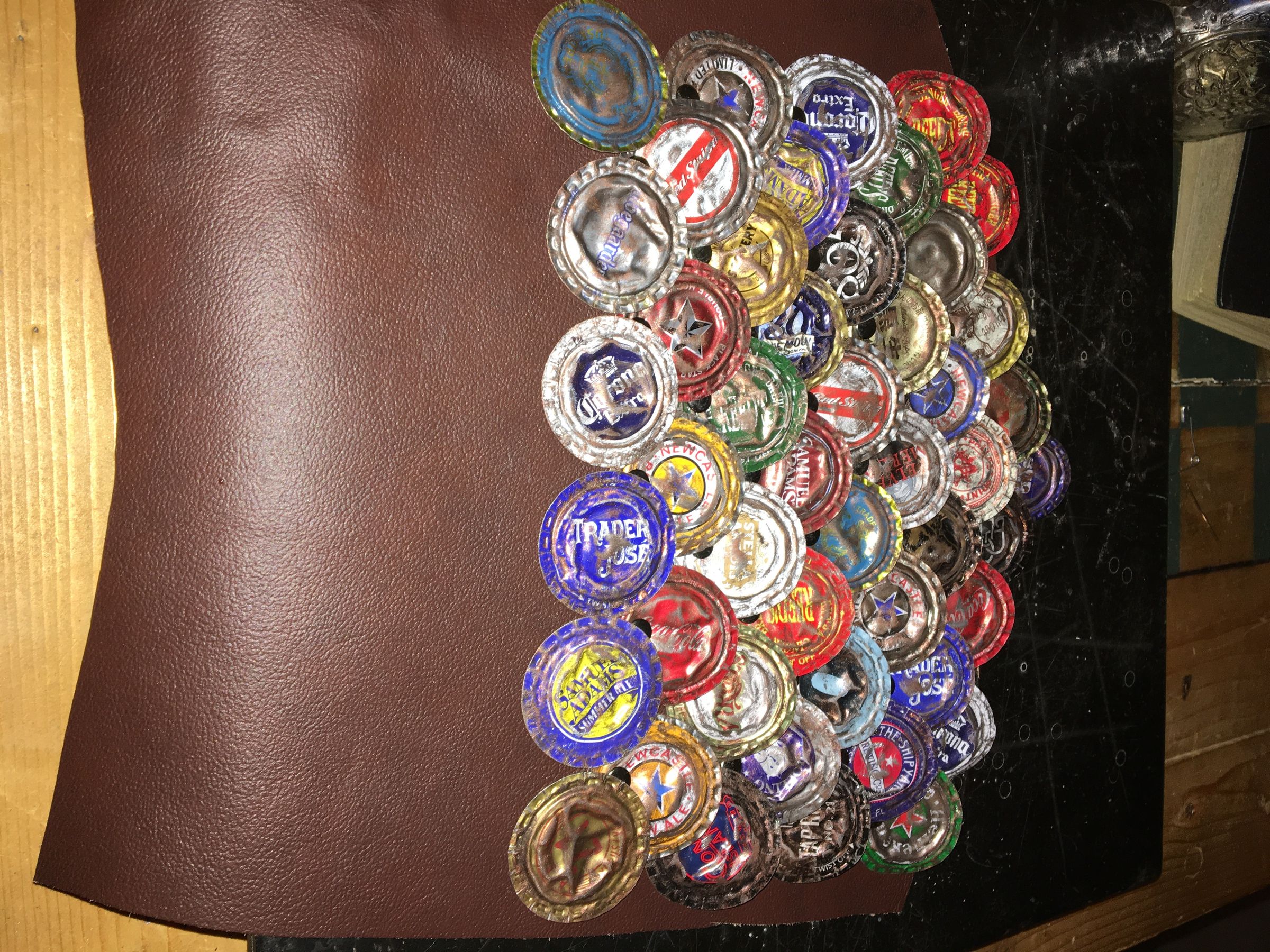 Bottle Cap Armored Bracer for Zombie Protection : 11 Steps (with ...