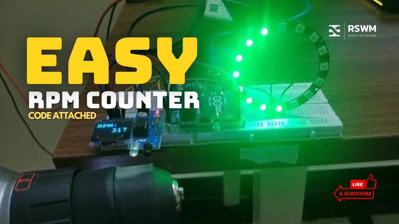 Easy RPM Counter | Arduino & IR Sensor - Instructables