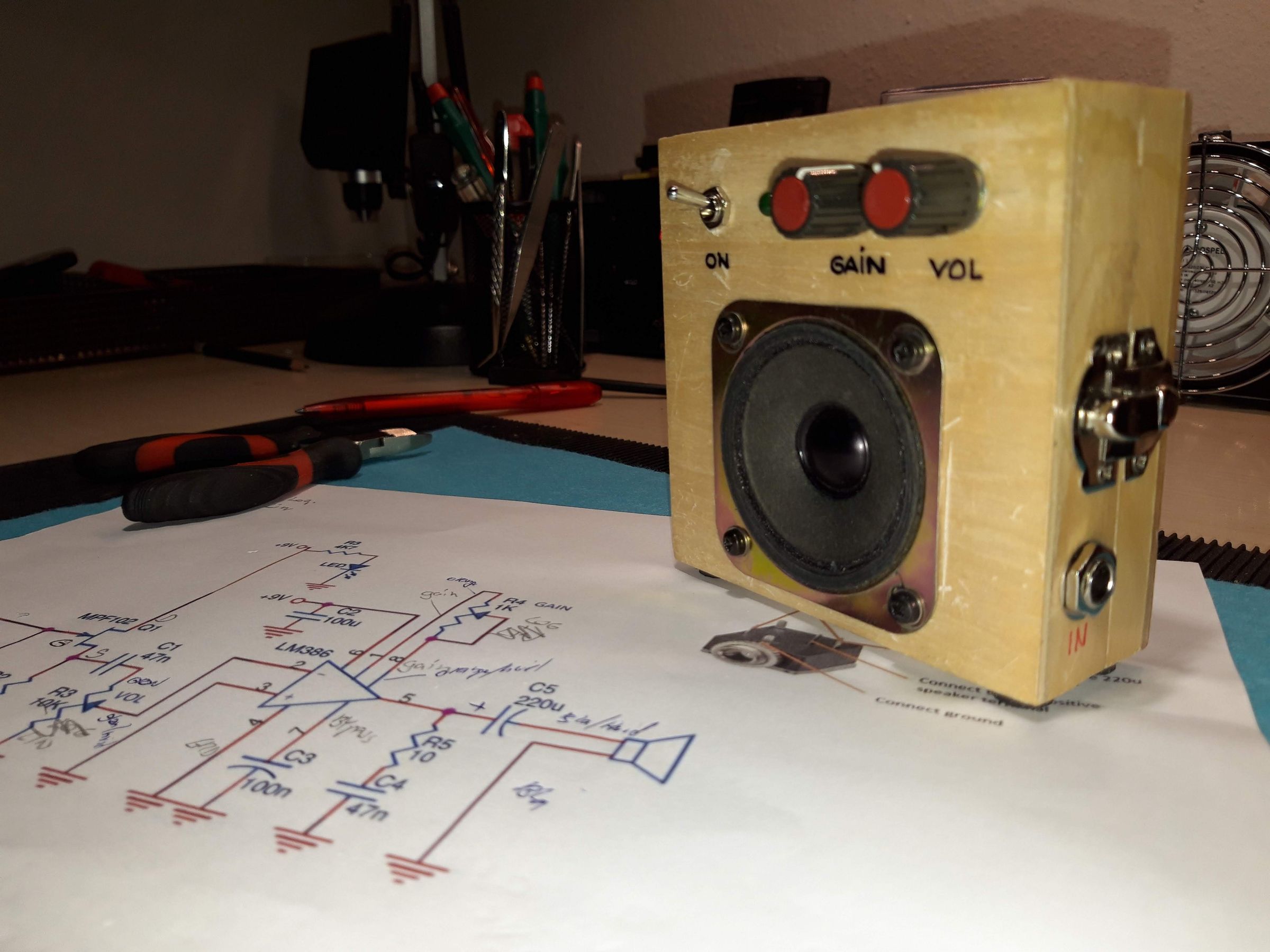 Portable Ruby Guitar Amp : 12 Steps (with Pictures) - Instructables