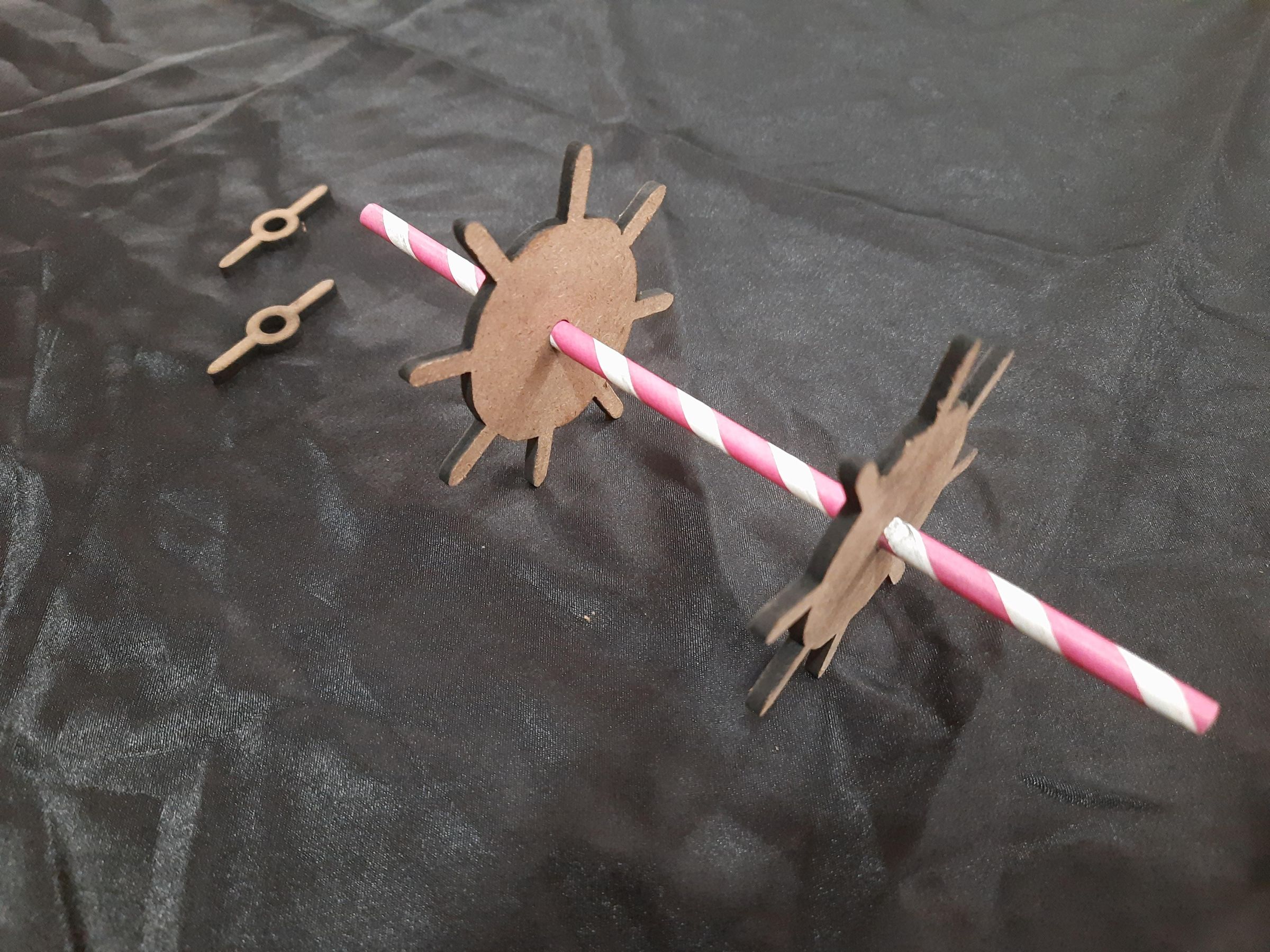 Ferris Wheel by Paper Straw ( Eco Friendly Materials) : 4 Steps ...