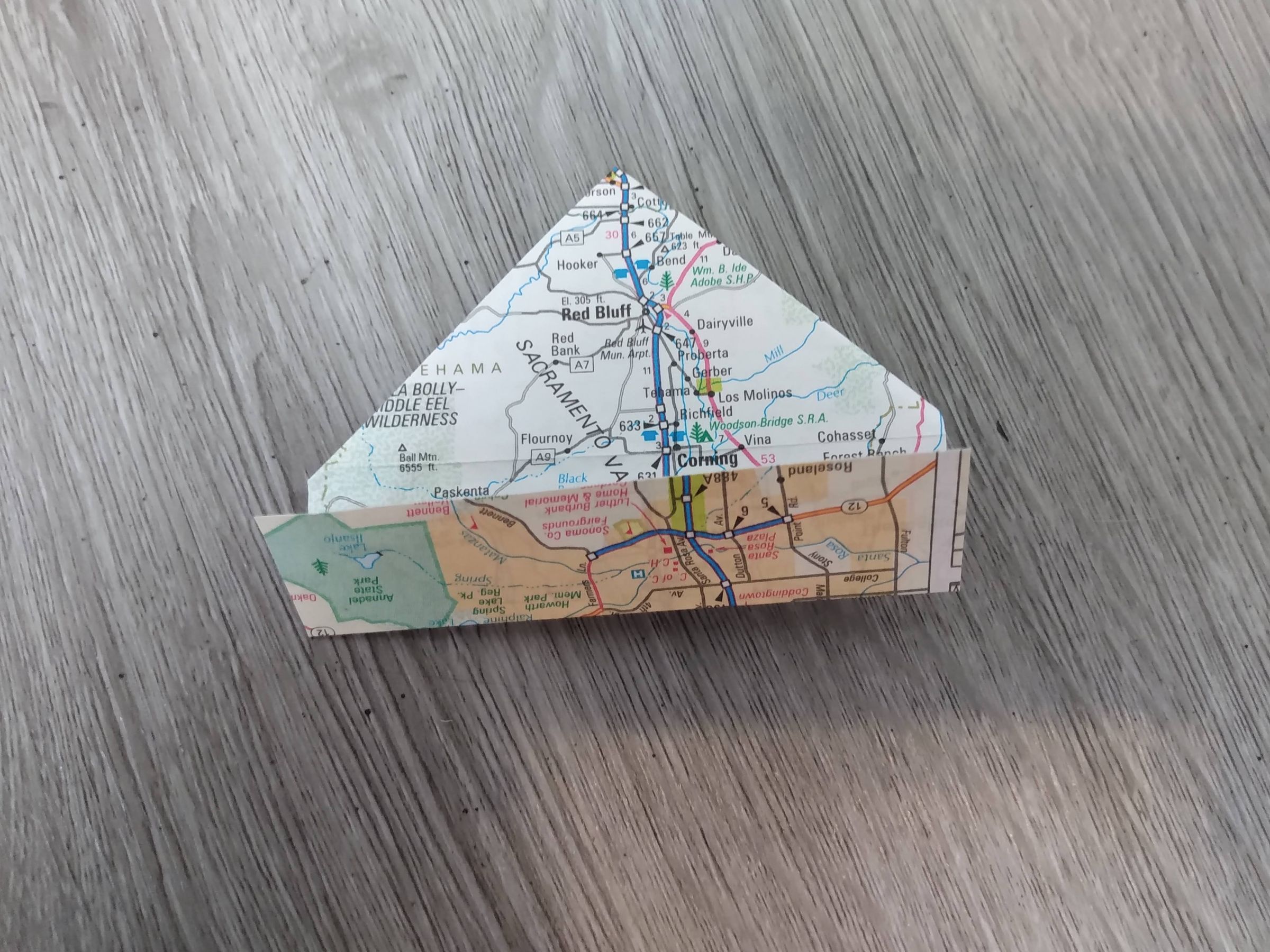 Old Atlas Origami : 12 Steps - Instructables