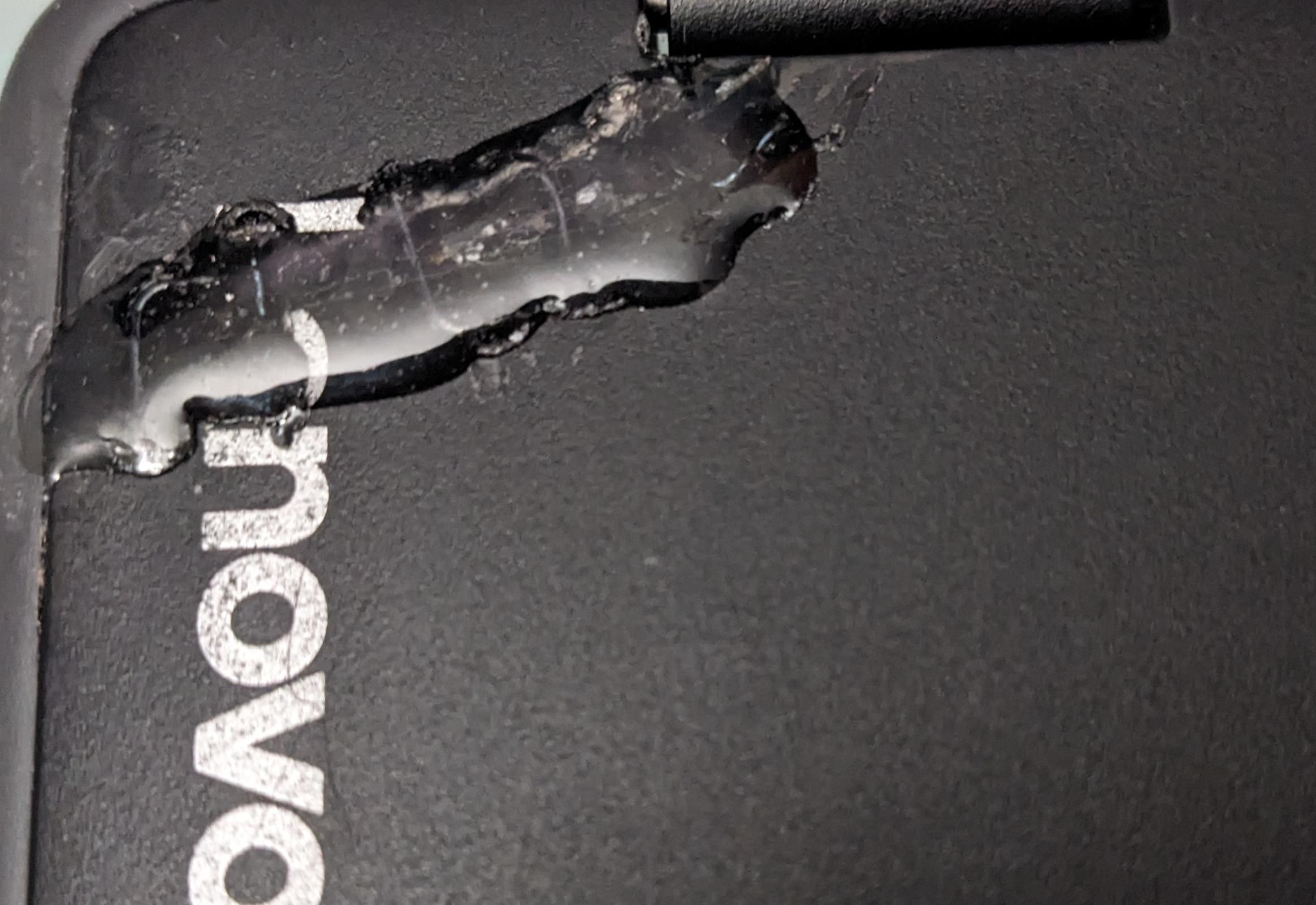 Fixing a Crack in Plastic Laptop Case Near the Hinge : 6 Steps ...