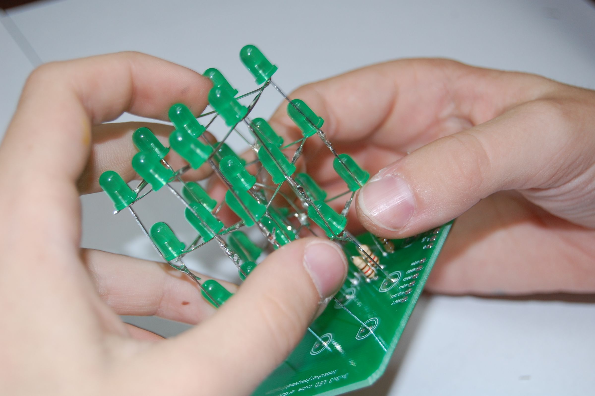 3x3x3 LED Cube Shield : 7 Steps (with Pictures) - Instructables