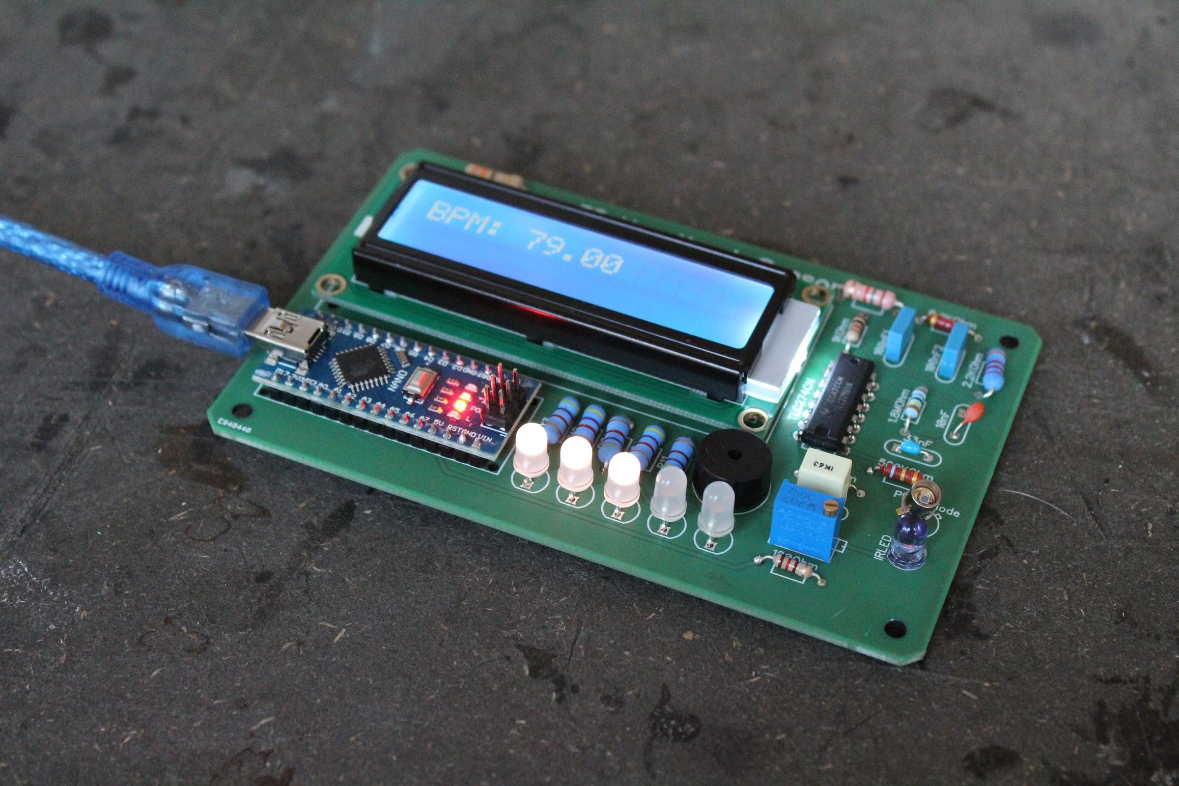 Heartbeat Sensor #phablabs : 5 Steps - Instructables