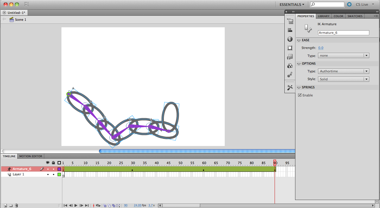 Using the 'Bone Tool' in Adobe Flash Professional : 6 Steps - Instructables