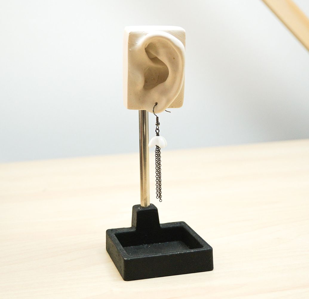 How to Cast an Ear in Plaster | DIY Earring Display Stand for Jewellery ...