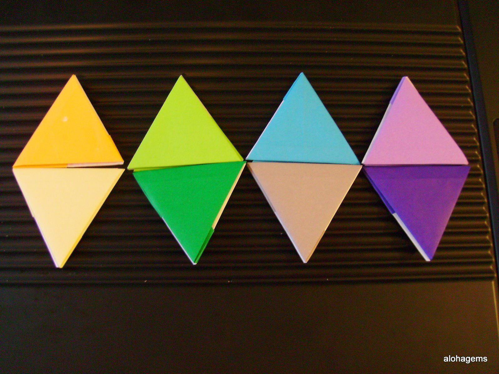Origami of Platonic Solids: Octahedron : 8 Steps (with Pictures ...