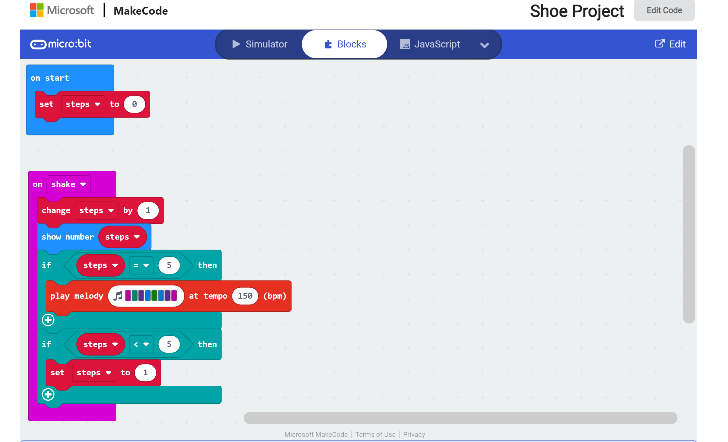 Walking in Someone Else's Shoes: a Micro:bit Coding Unit : 7 Steps ...
