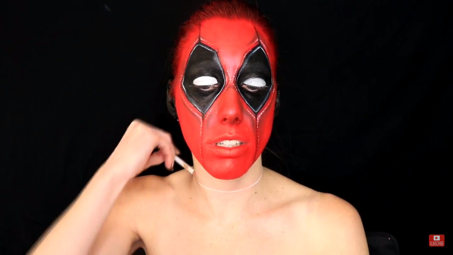 Deadpool Makeup