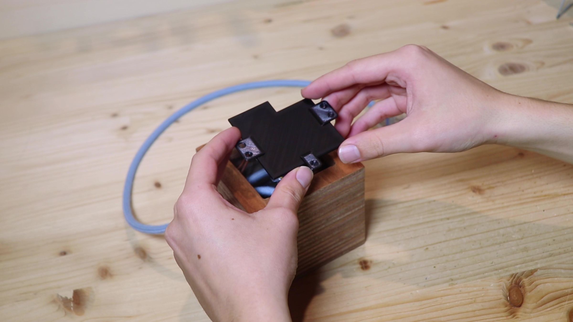 Plywood Lamp With Hidden Switch and APP Control : 12 Steps (with ...