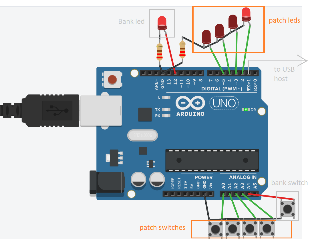 Arduino Based ZOOM MS70-cdr Midi Program Changer - Instructables
