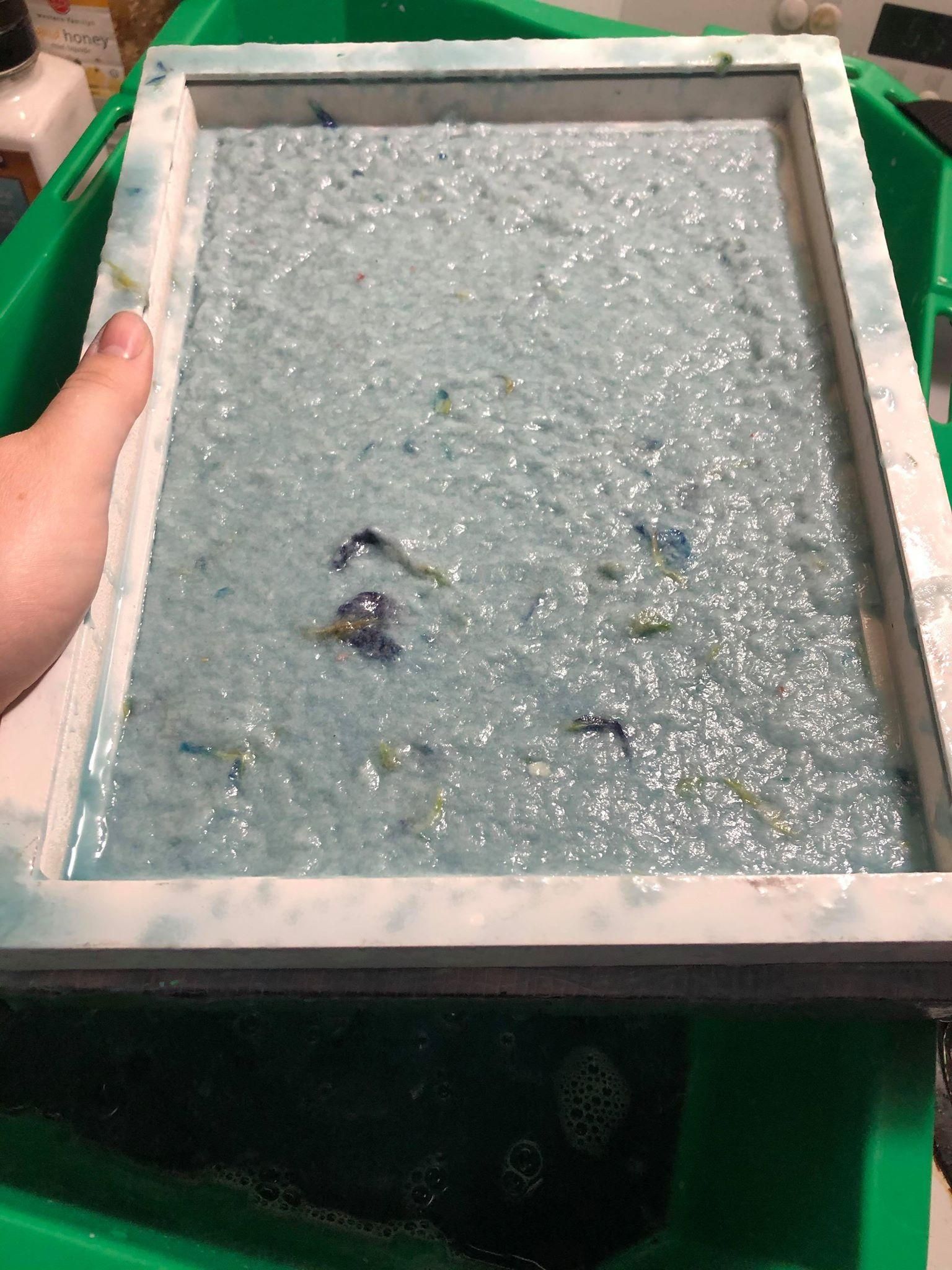 Naturally Dyed Recycled Indigo Butterfly Pea Flower Paper! : 8 Steps ...