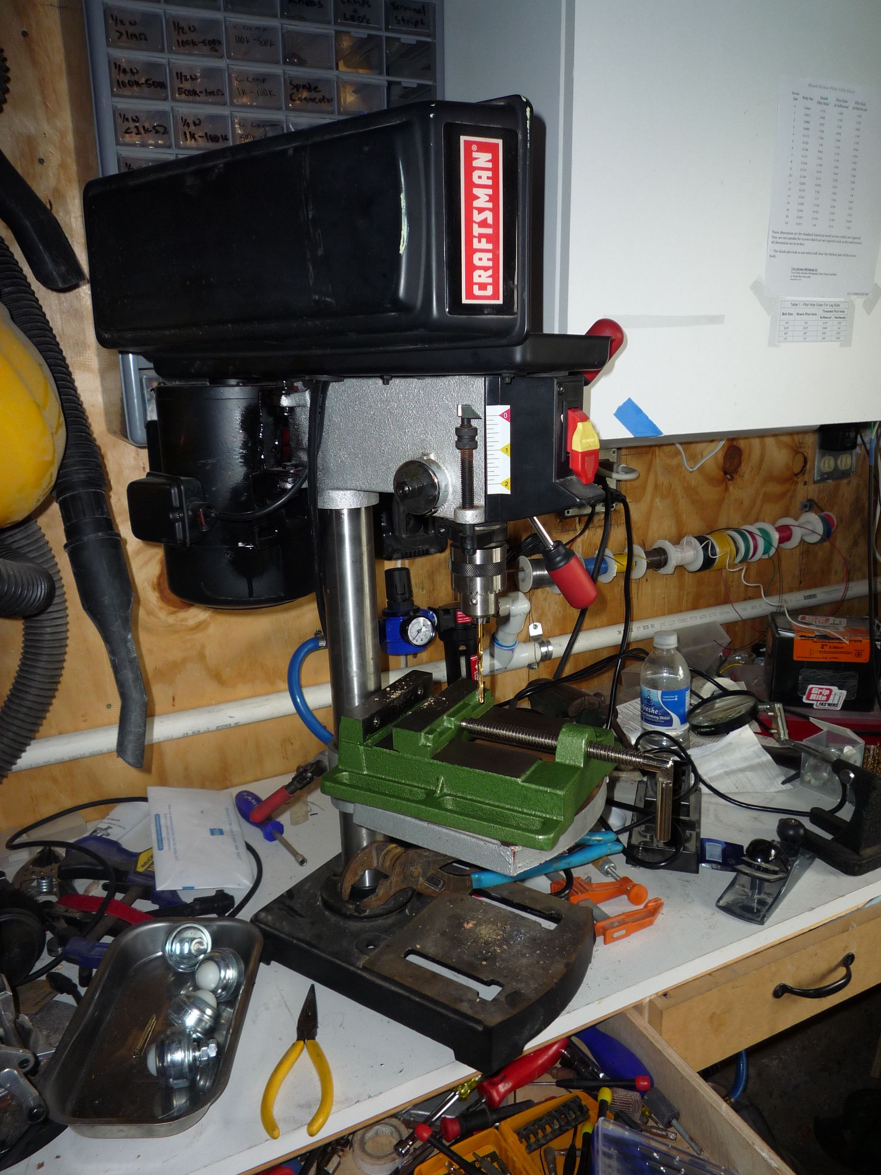 Give Your Table Top Drill Press MORE POWER! : 5 Steps - Instructables
