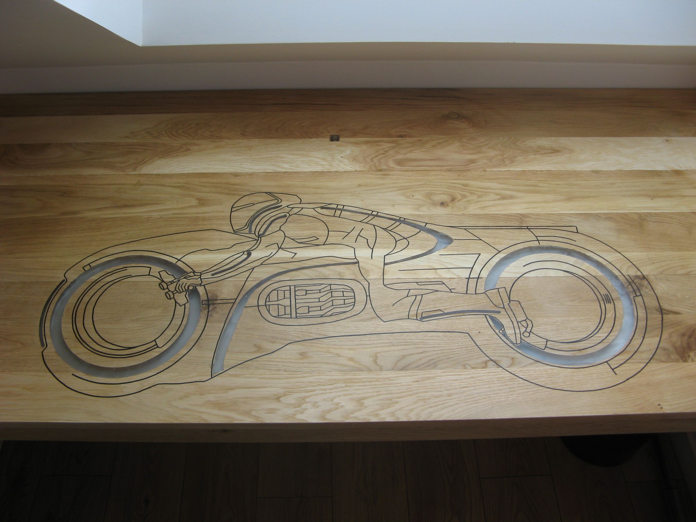 Make a Led Tron Desk and Led Tron Clock : 15 Steps (with Pictures ...