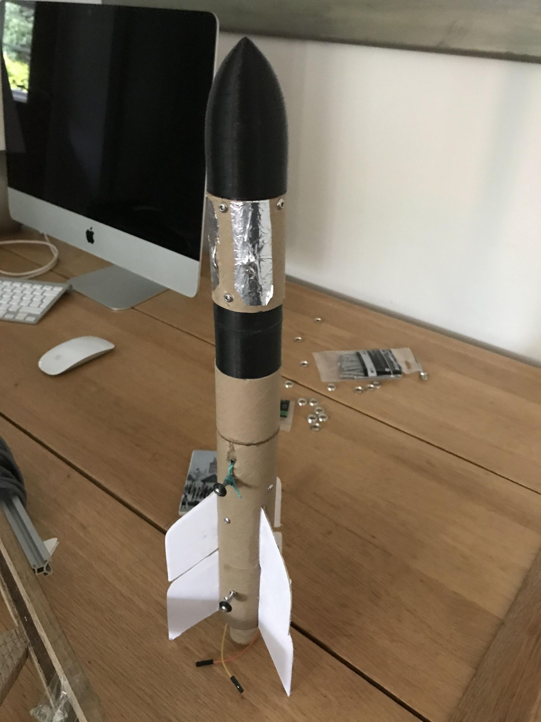 Two Stage Electronic Model Rocket : 17 Steps (with Pictures ...