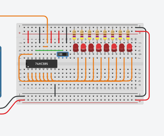 Shift Register on TinkerCad : 13 Steps - Instructables