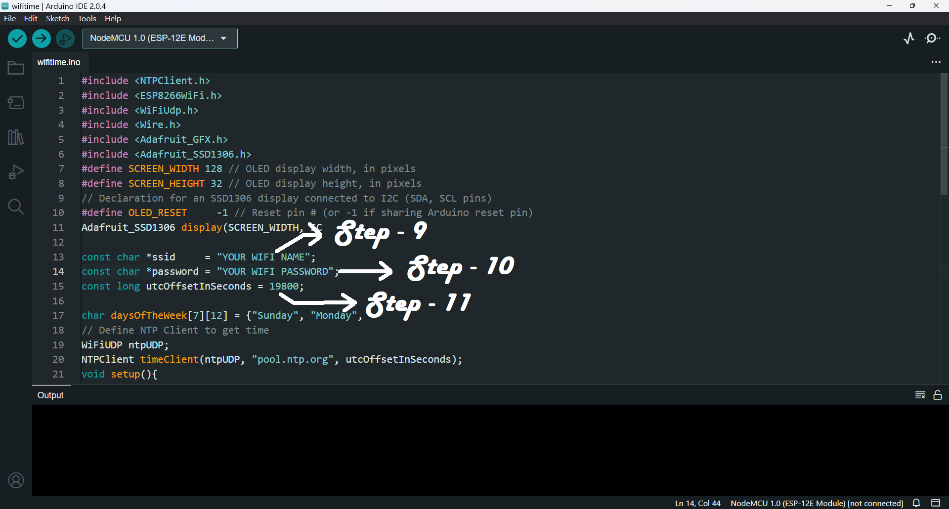 Node MCU WI-FI CLOCK : 10 Steps - Instructables