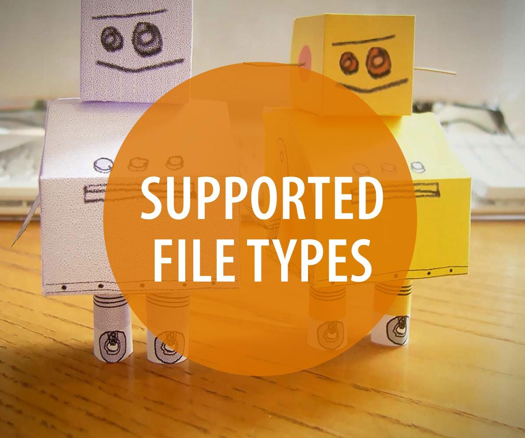 Supported File Extensions - Instructables