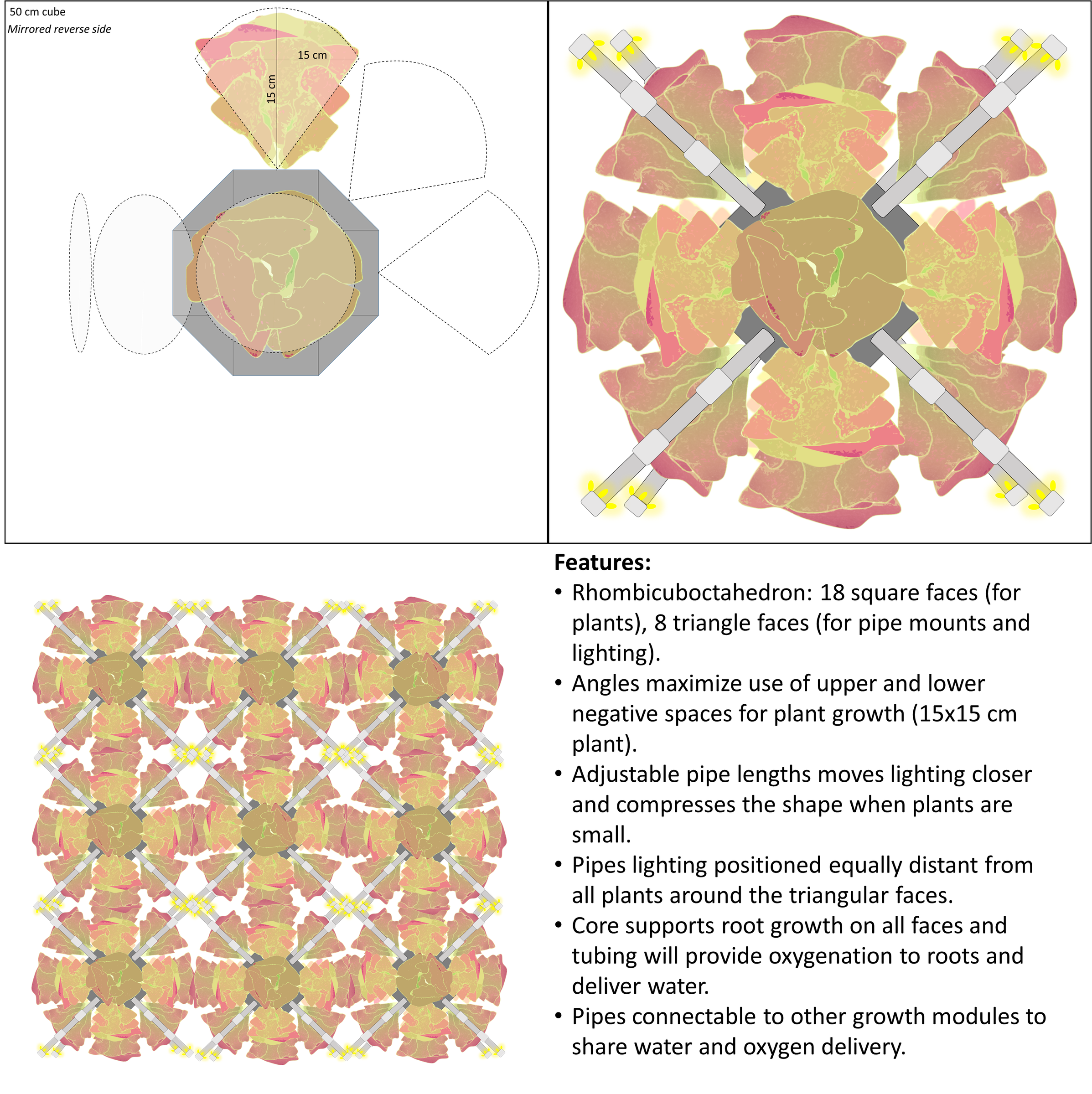 Rhombicube Microgravity Plant Growth Module : 10 Steps - Instructables