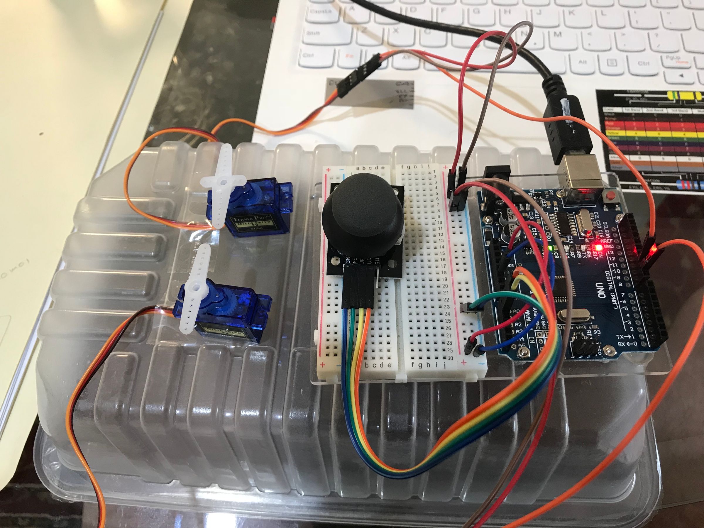 Controlling 2 Servos With Joystick on Arduio UNO : 5 Steps - Instructables