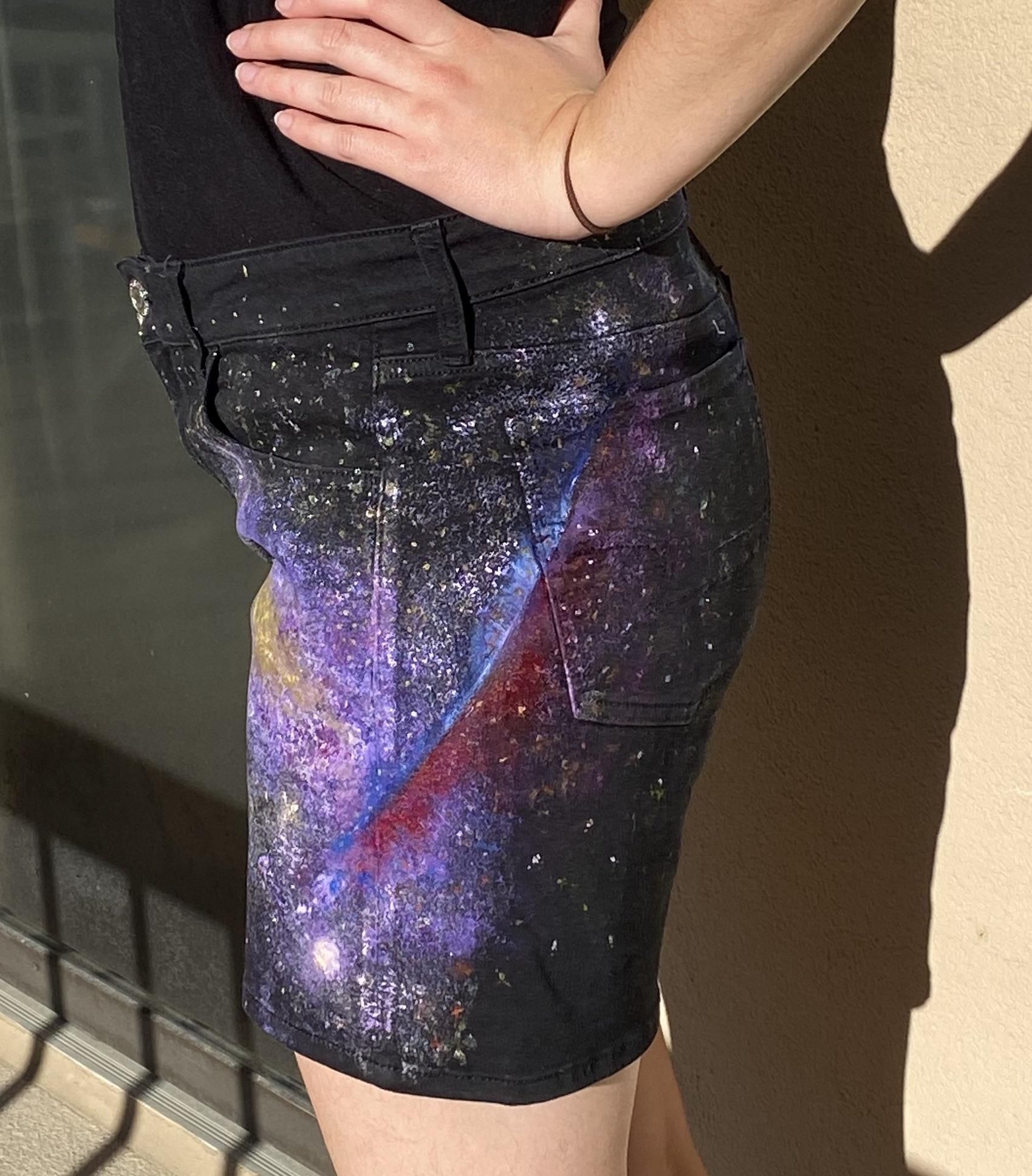 Painted Space Shorts : 9 Steps (with Pictures) - Instructables
