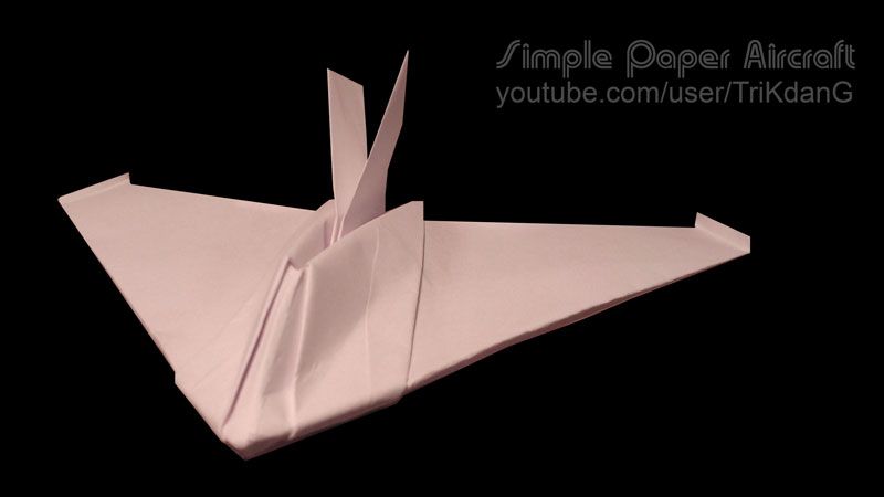 How to Make a Cool Looking Paper Jet: the Nighthawk F-117 | Included ...