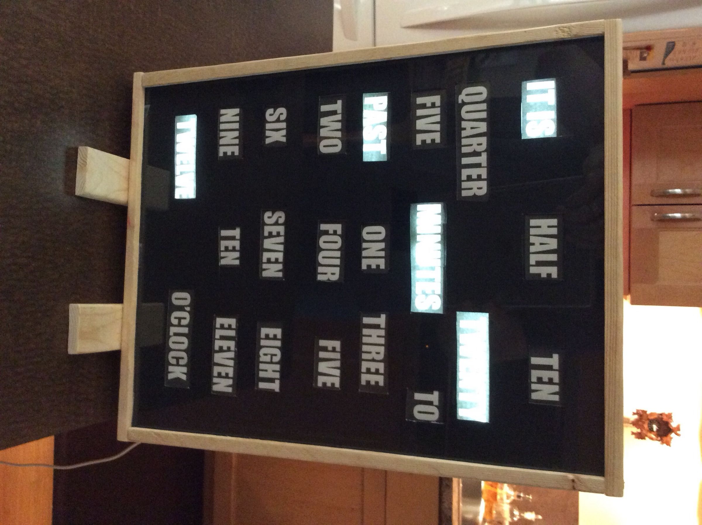 Simple Word Clock (arduino) : 6 Steps (with Pictures) - Instructables