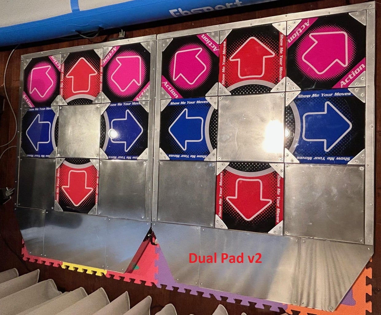 Diy Arcade Ddr Metal Dance Pad With Led Under 500 16 Steps With Pictures Instructables