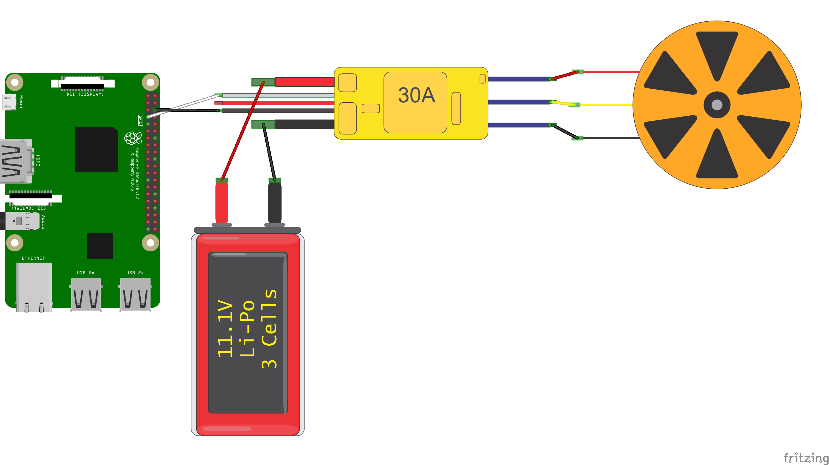 Driving an ESC/Brushless-Motor Using Raspberry Pi : 5 Steps - Instructables