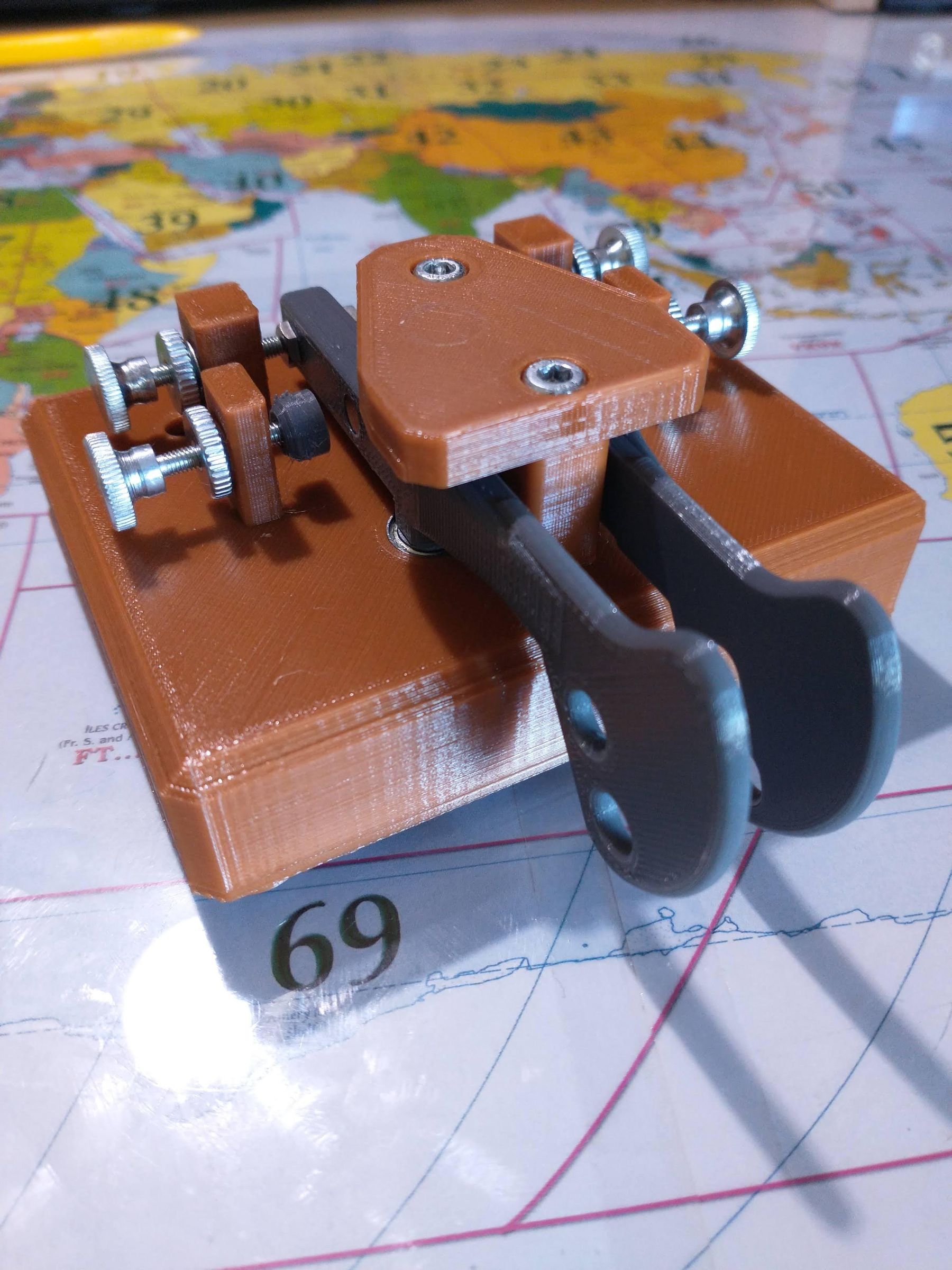 3D Printed Twin Paddle Cw Key (566grs.) : 21 Steps (with Pictures ...