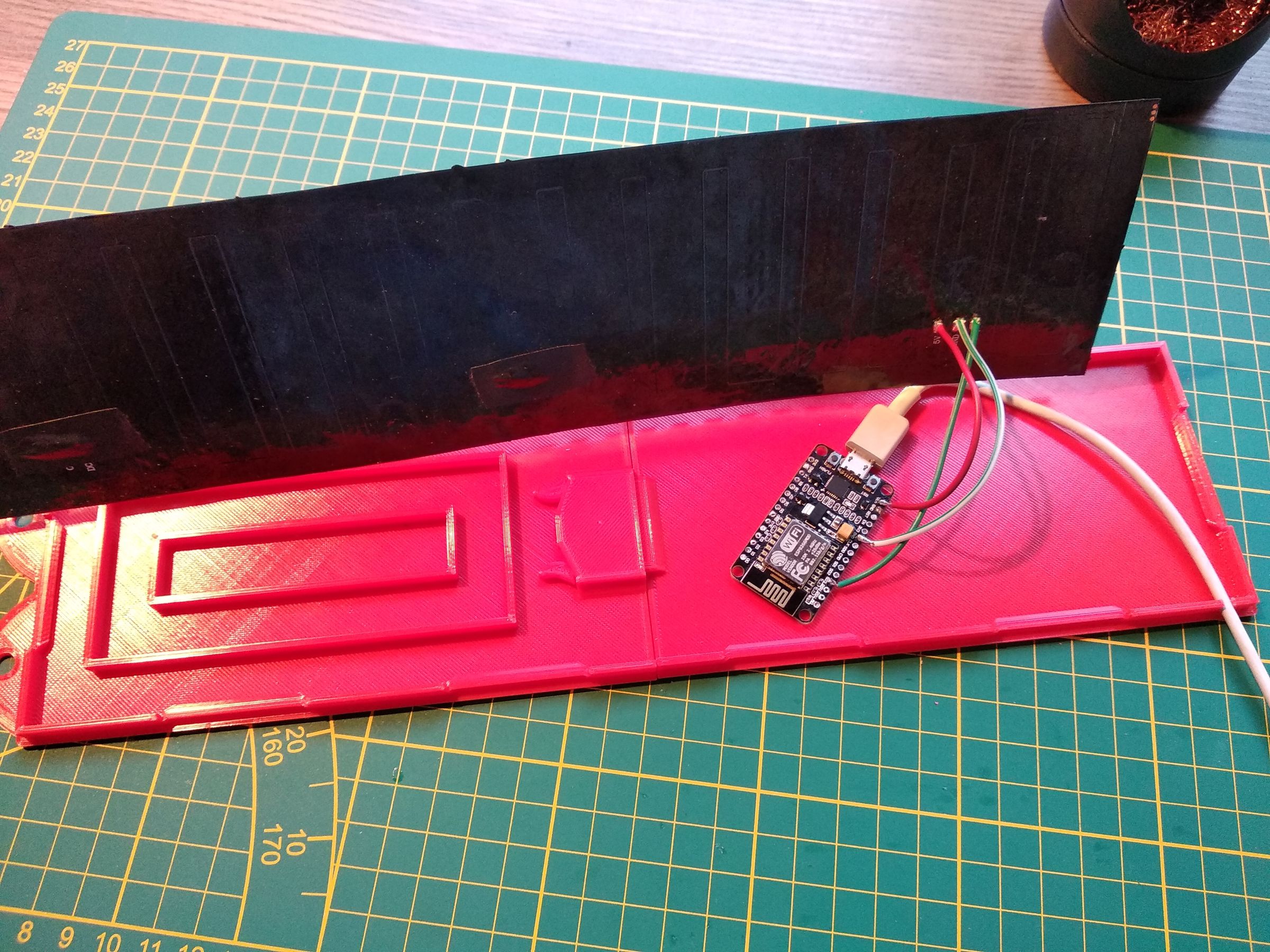 Bar Graph Clock IOT (ESP8266 + 3D Printed Case) : 5 Steps (with ...