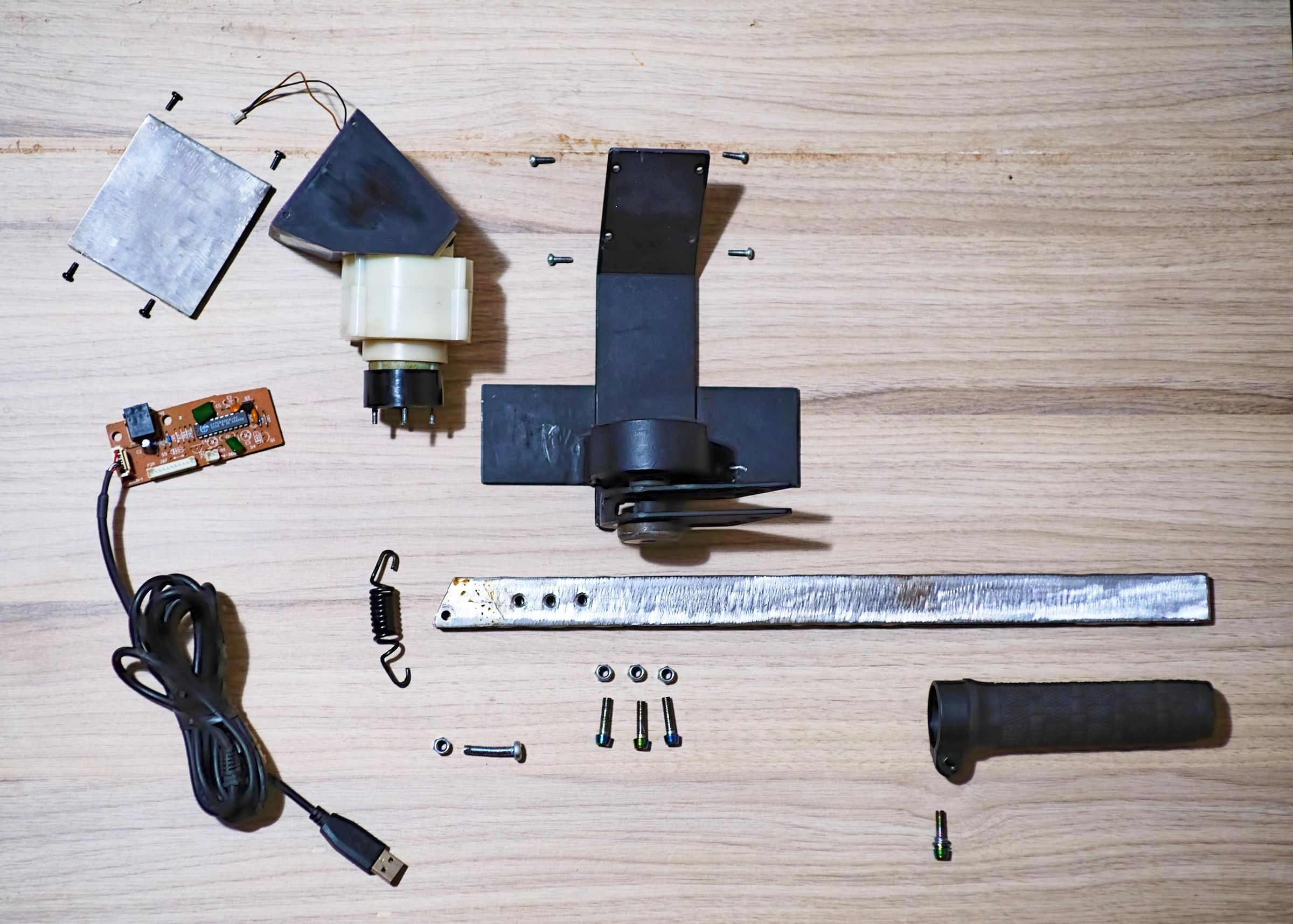 Sim-racing Handbrake From Scrap : 11 Steps - Instructables