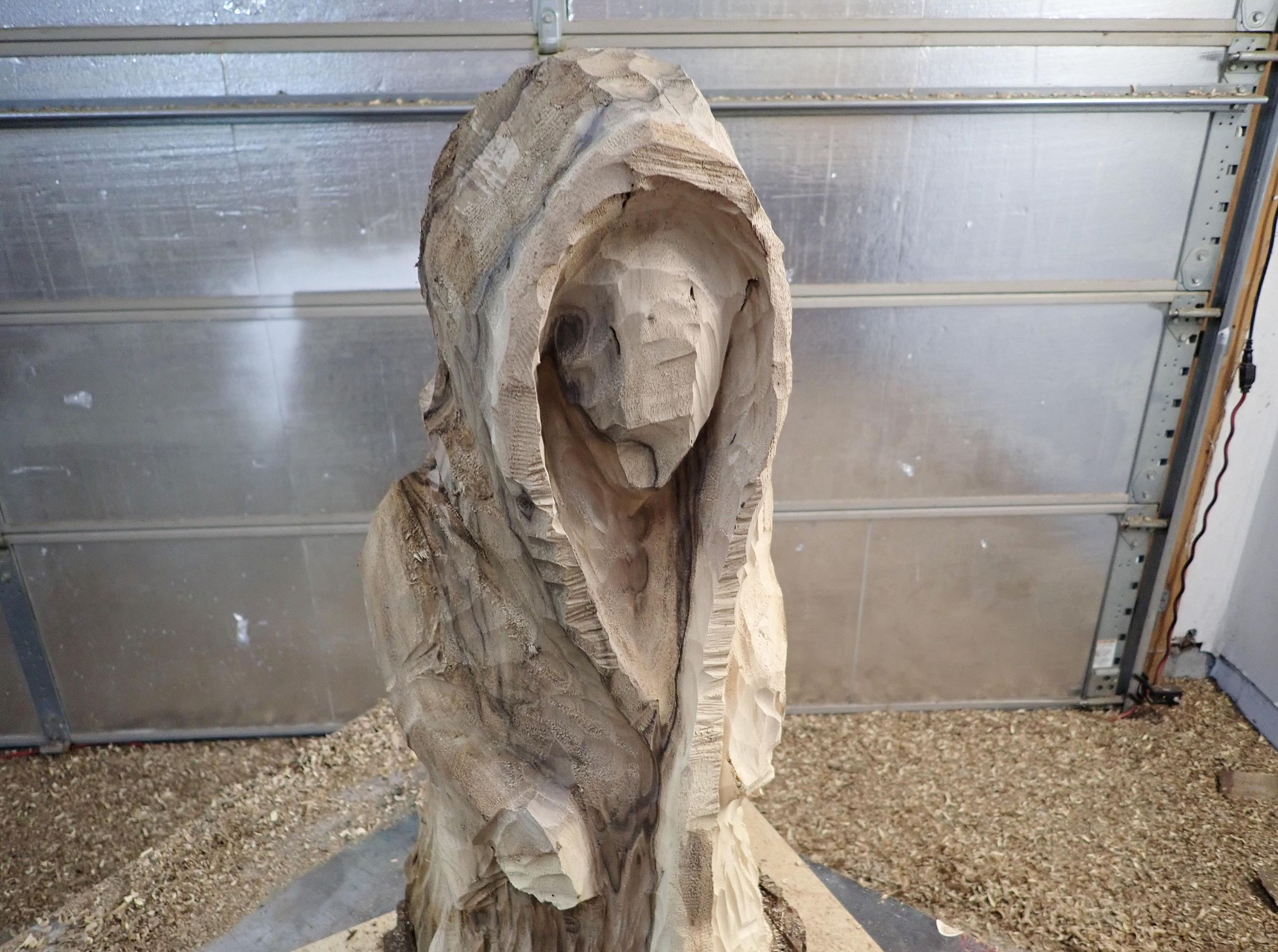 Grim Reaper Carved From a Walnut Log : 17 Steps (with Pictures ...