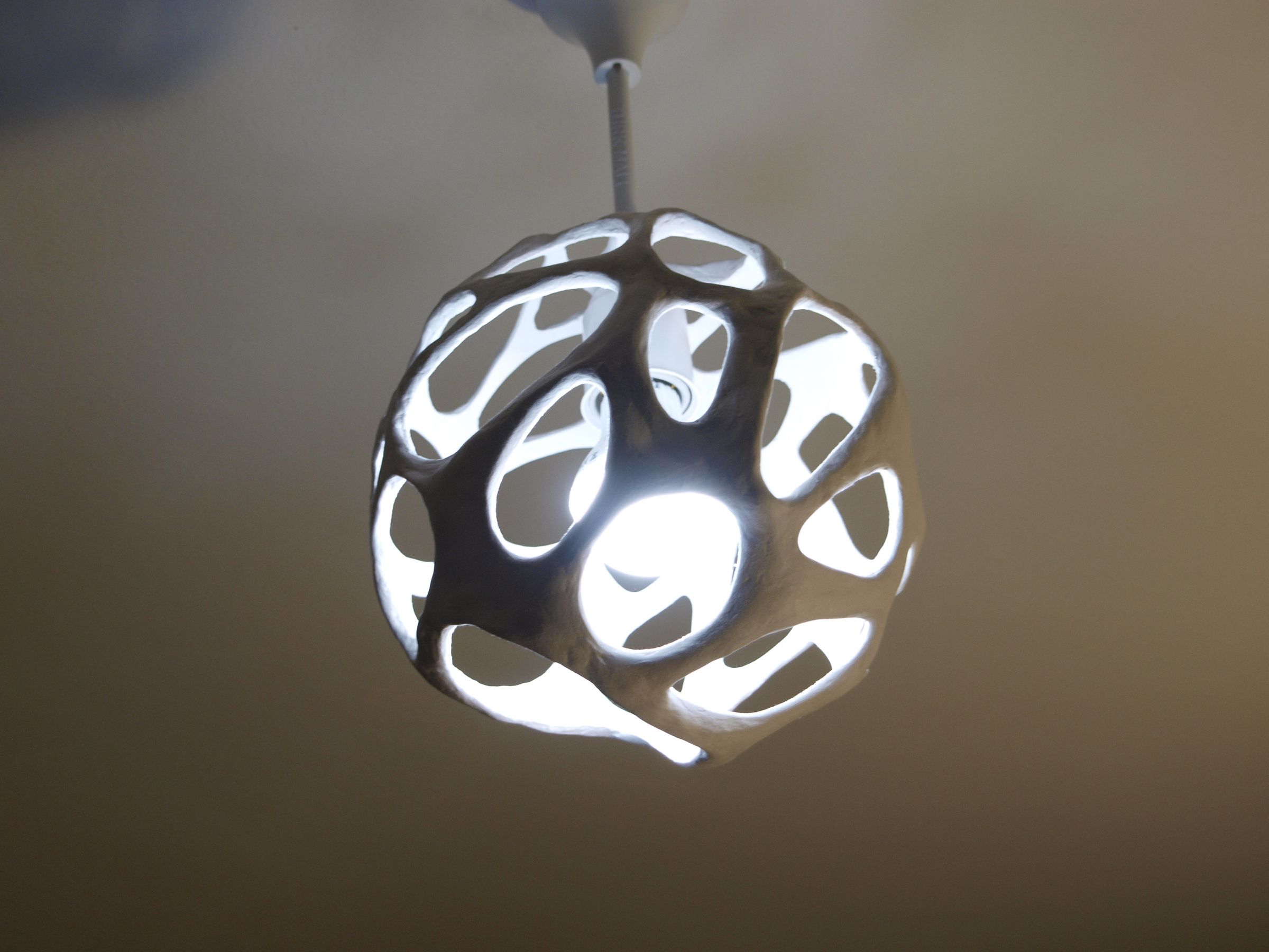 DIY Cellular Organic Lampshade Without a 3D Printer : 4 Steps (with ...