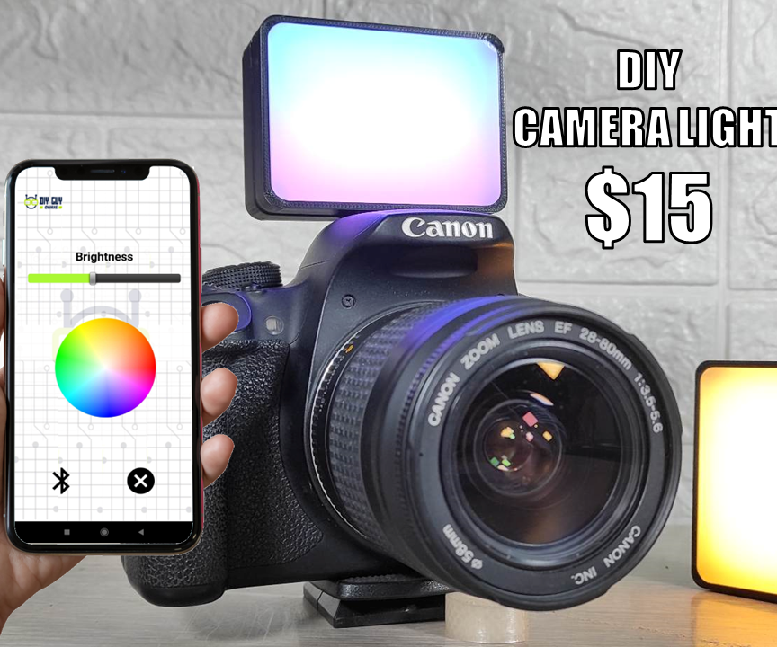 DIY Low-Cost Bluetooth Camera Light : 5 Steps (with Pictures ...