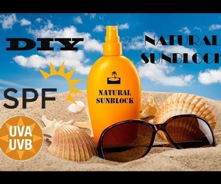 DIY: Natural SUNblock Lotion - Instructables