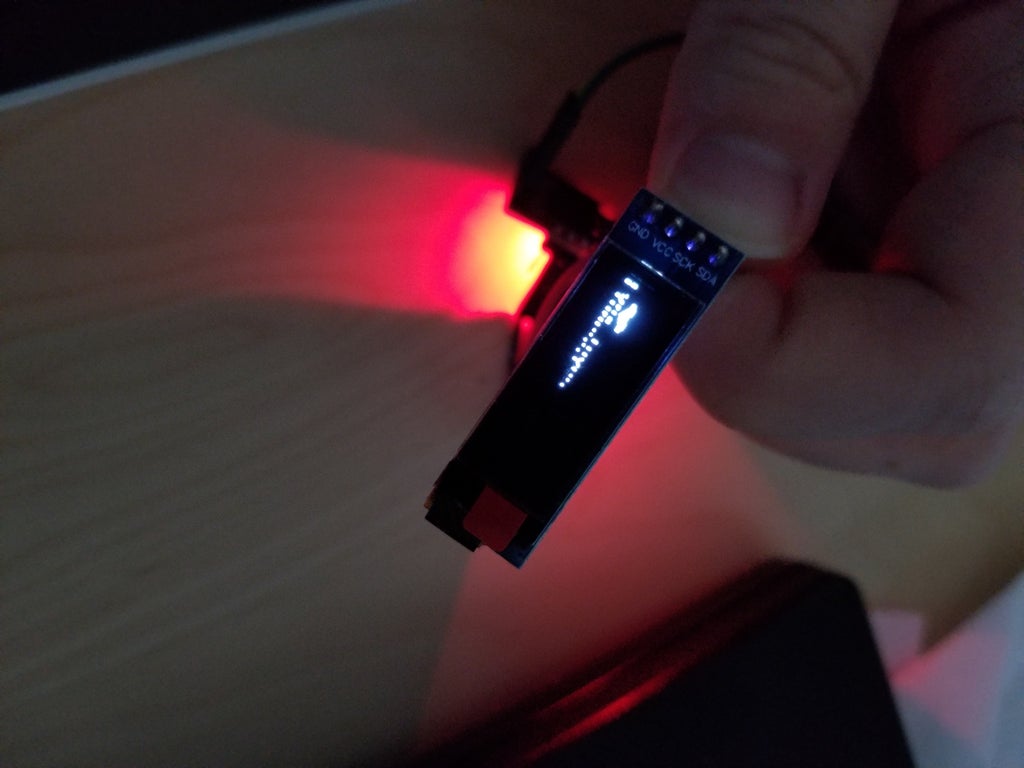 Attiny85 Connects To I2c Oled Display Great Things Can Be Small 3