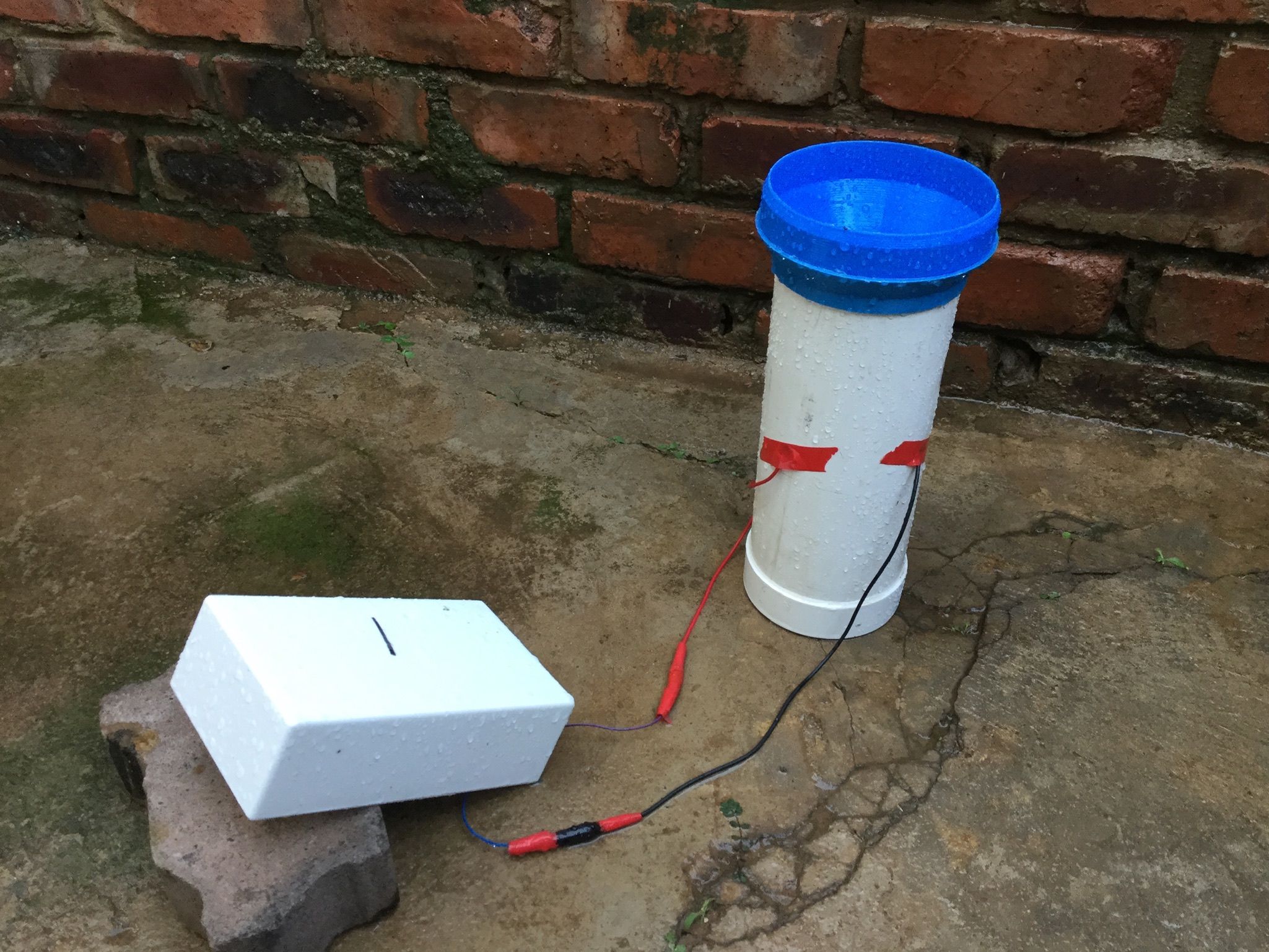Natural Syphon Type Rain Gauge