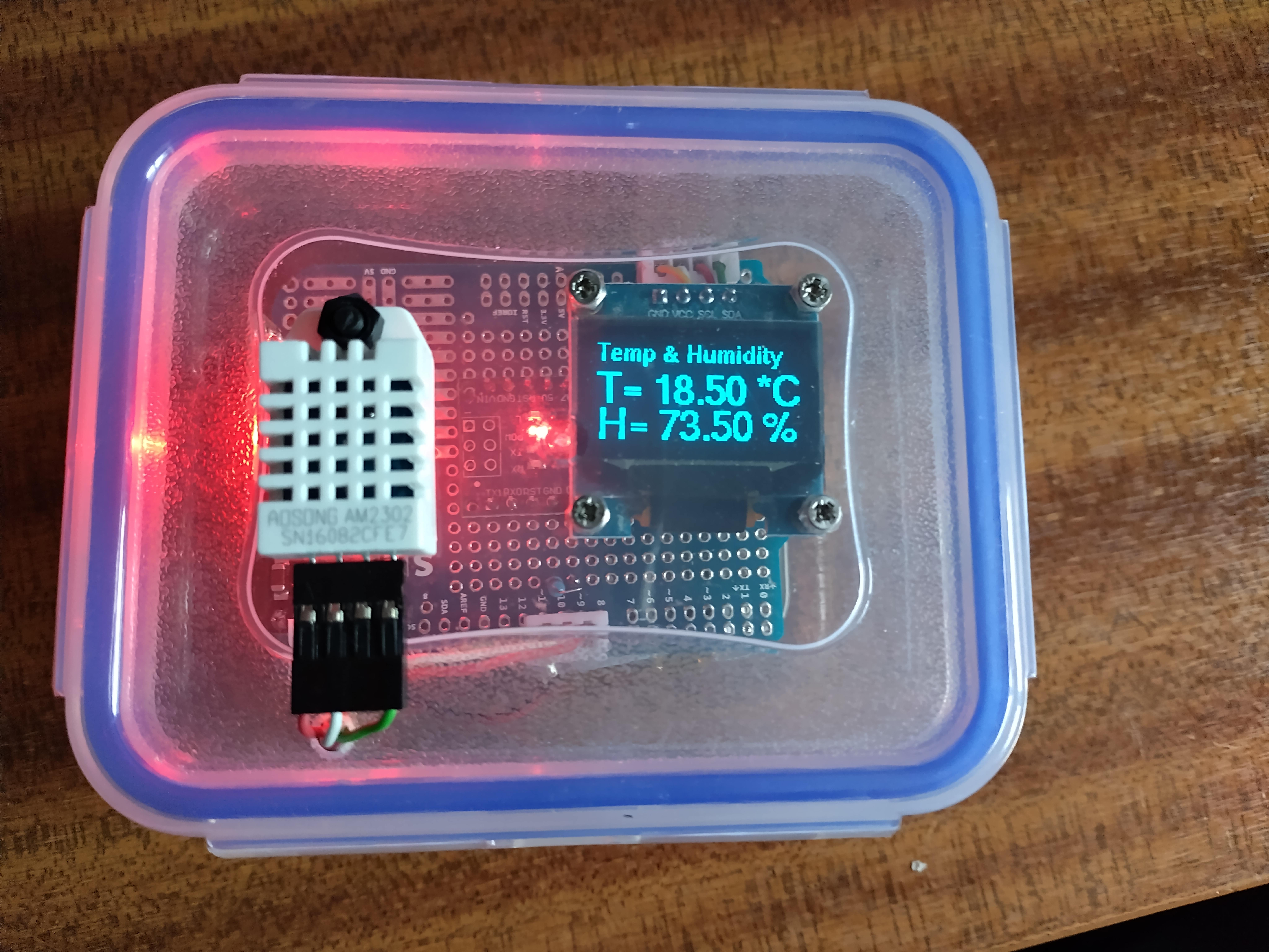 DHT22 & 0.96 OLED Display : 3 Steps - Instructables