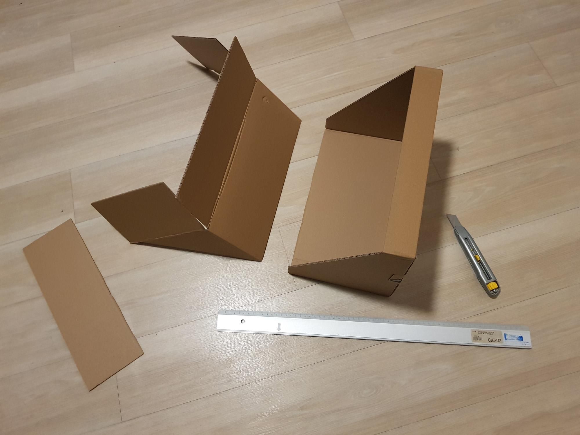 Tiered Display Stand From a Cardboard Box : 6 Steps (with Pictures ...