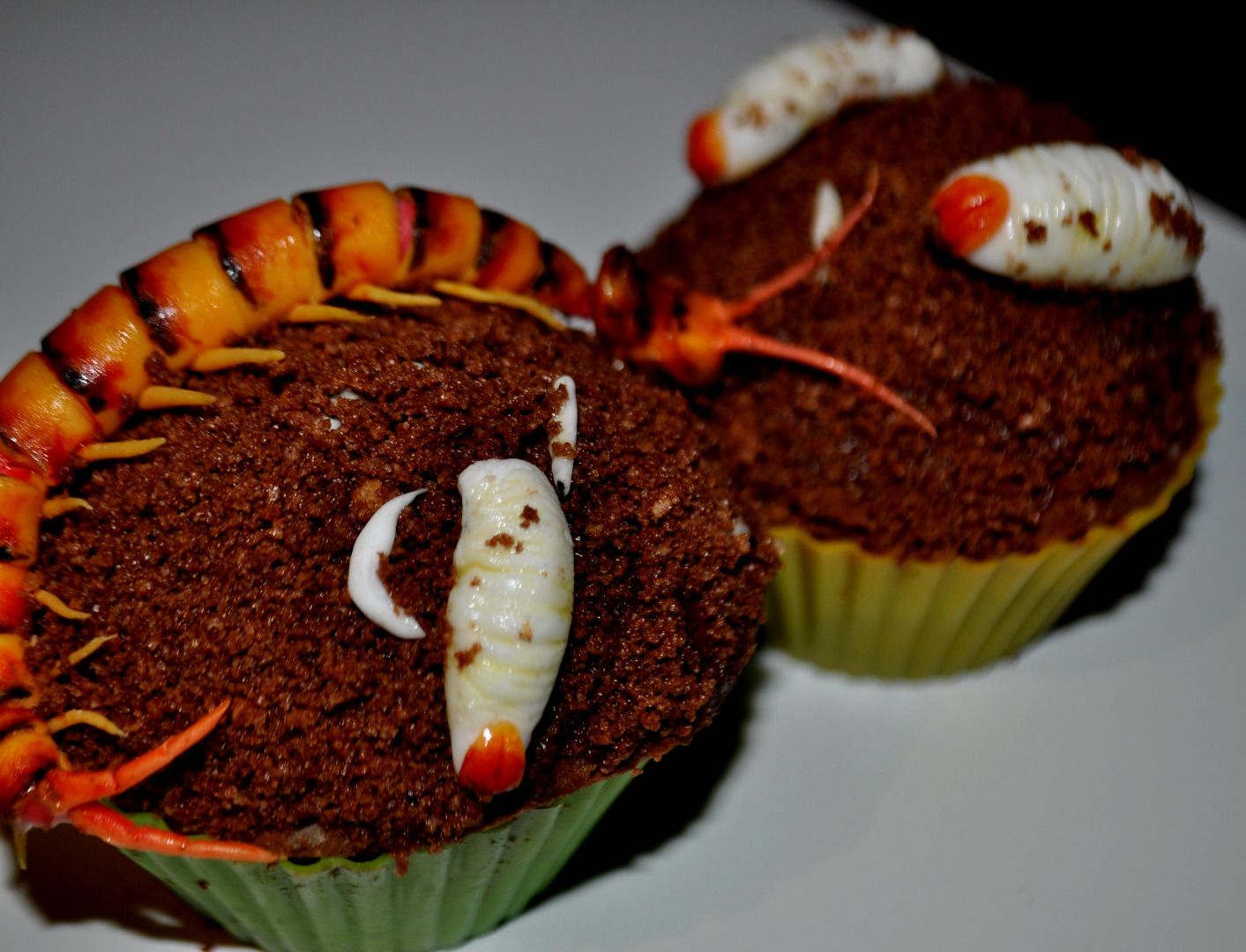 Centipede and Larvae Cupcake : 4 Steps (with Pictures) - Instructables
