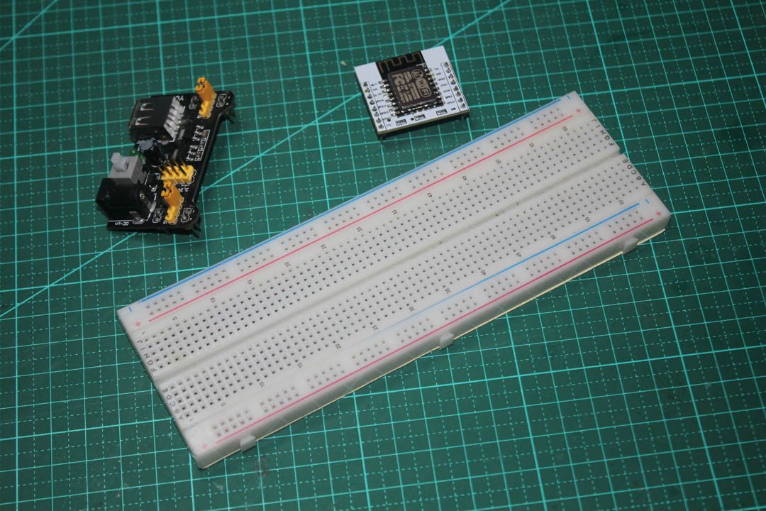 ESP-12F: ESP8266 Module - Minimal Breadboard for Flashing : 11 Steps ...