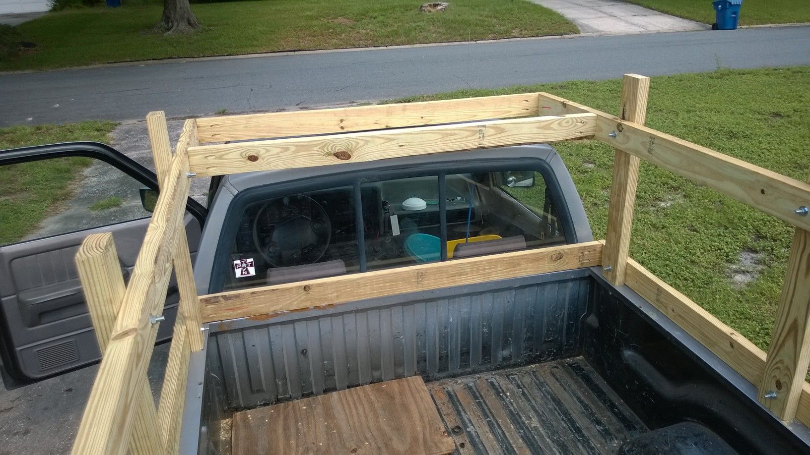 Wooden Truck Bed Rails