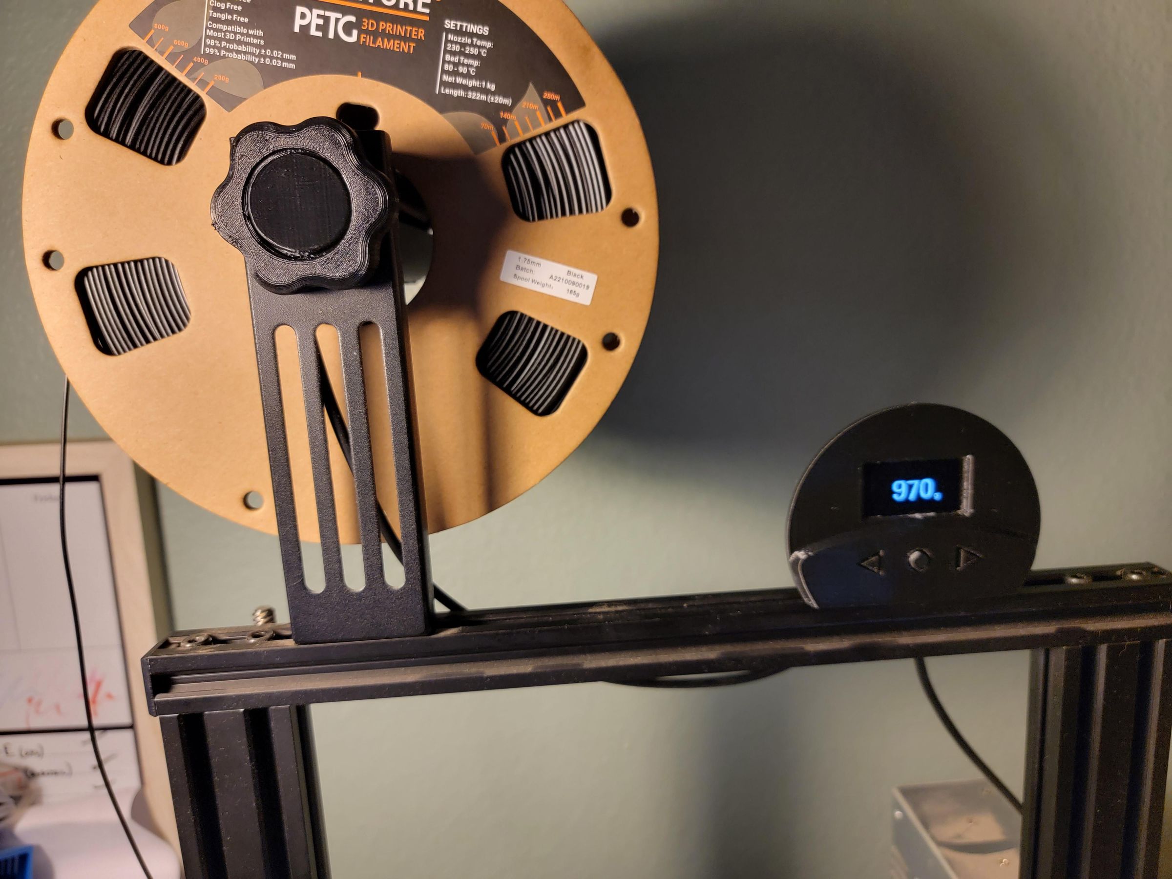 Digital Spool Holder (with Scale) : 5 Steps (with Pictures) - Instructables